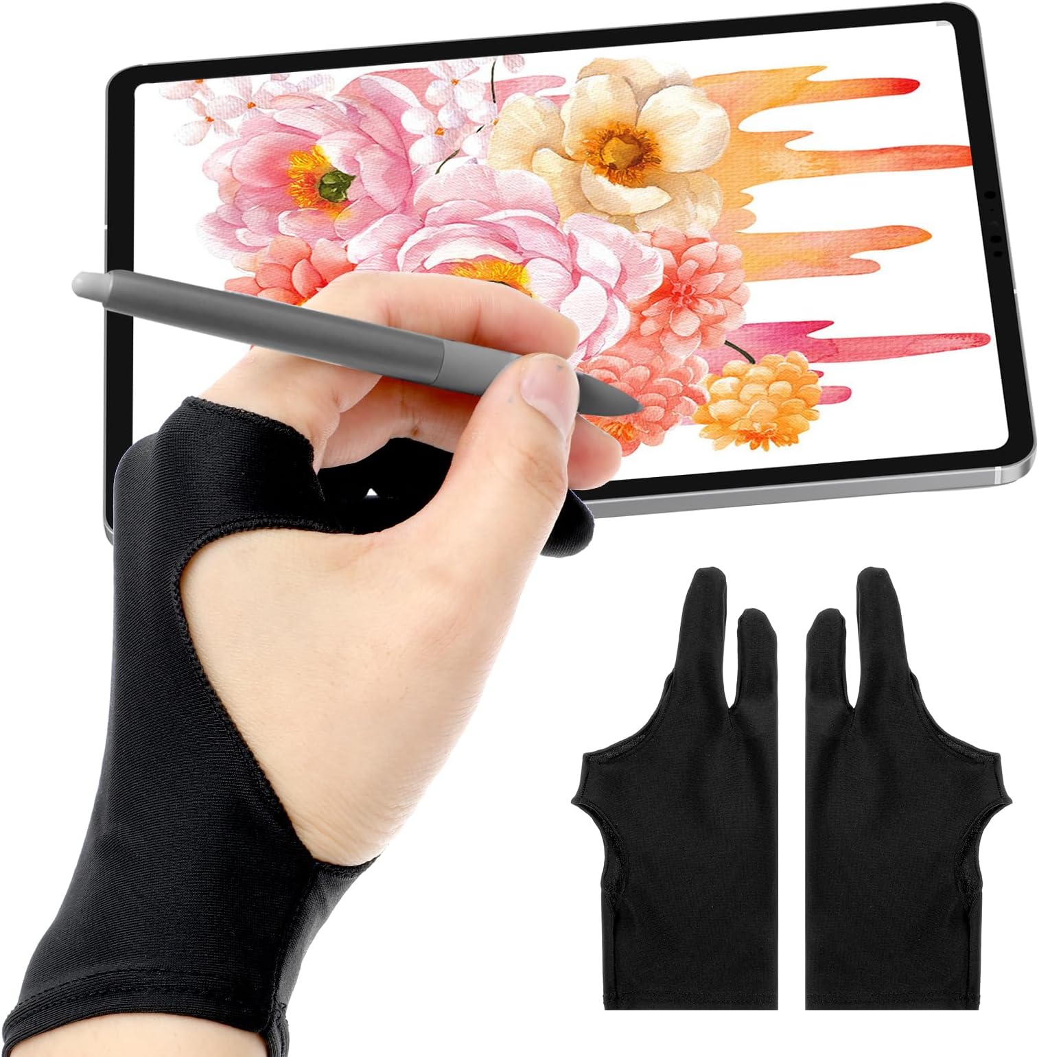 Amazon.com: Digital Drawing Glove for Graphics Drawing Tablet, Two ...