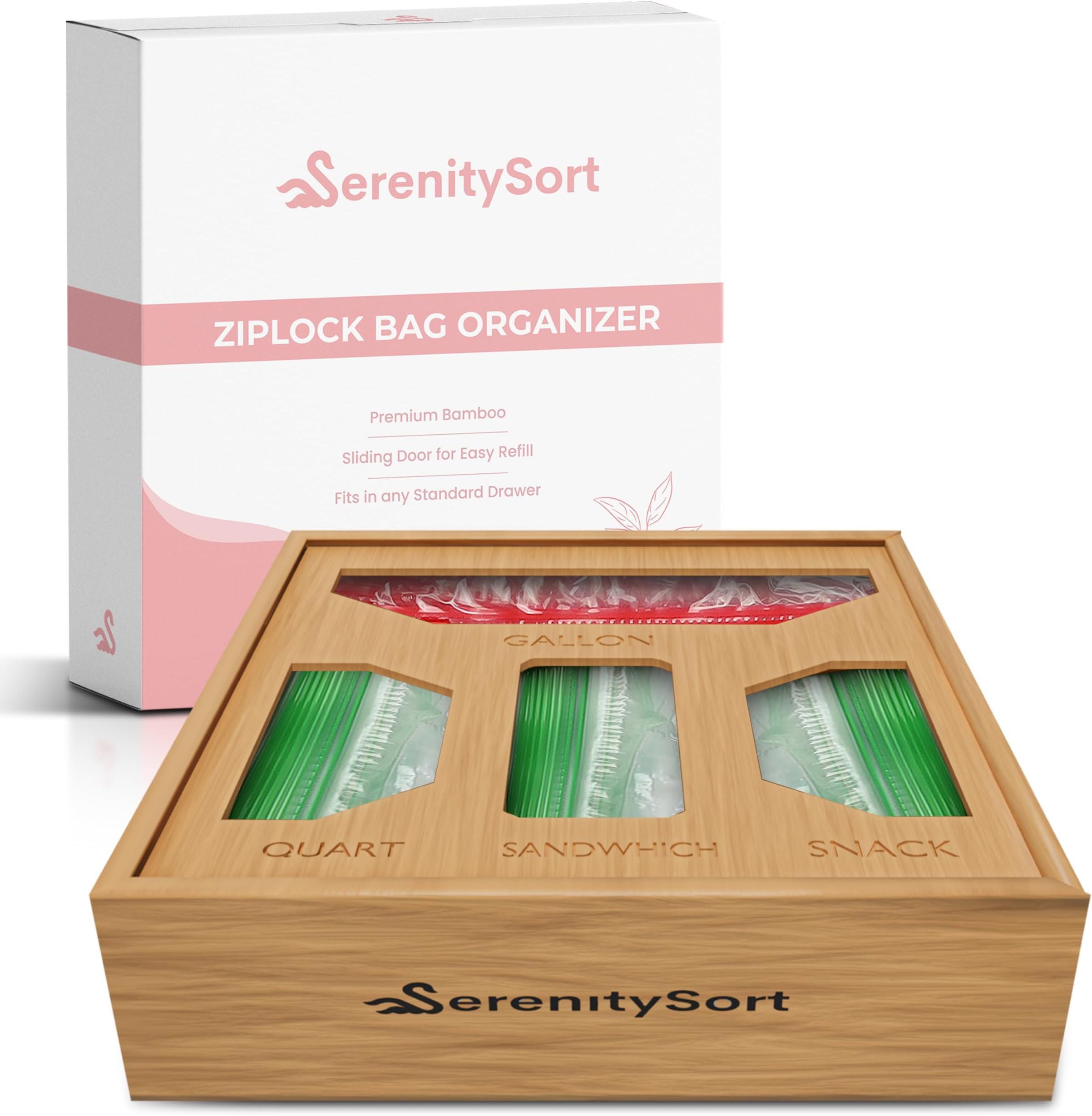 Amazon.com - NESTFUL Zip lock Bag Organizer for drawer, Compatible with ...