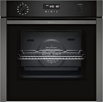 NEFF N50 B6ACH7HG0B Single Oven with Slide and Hide (fixed handle ...