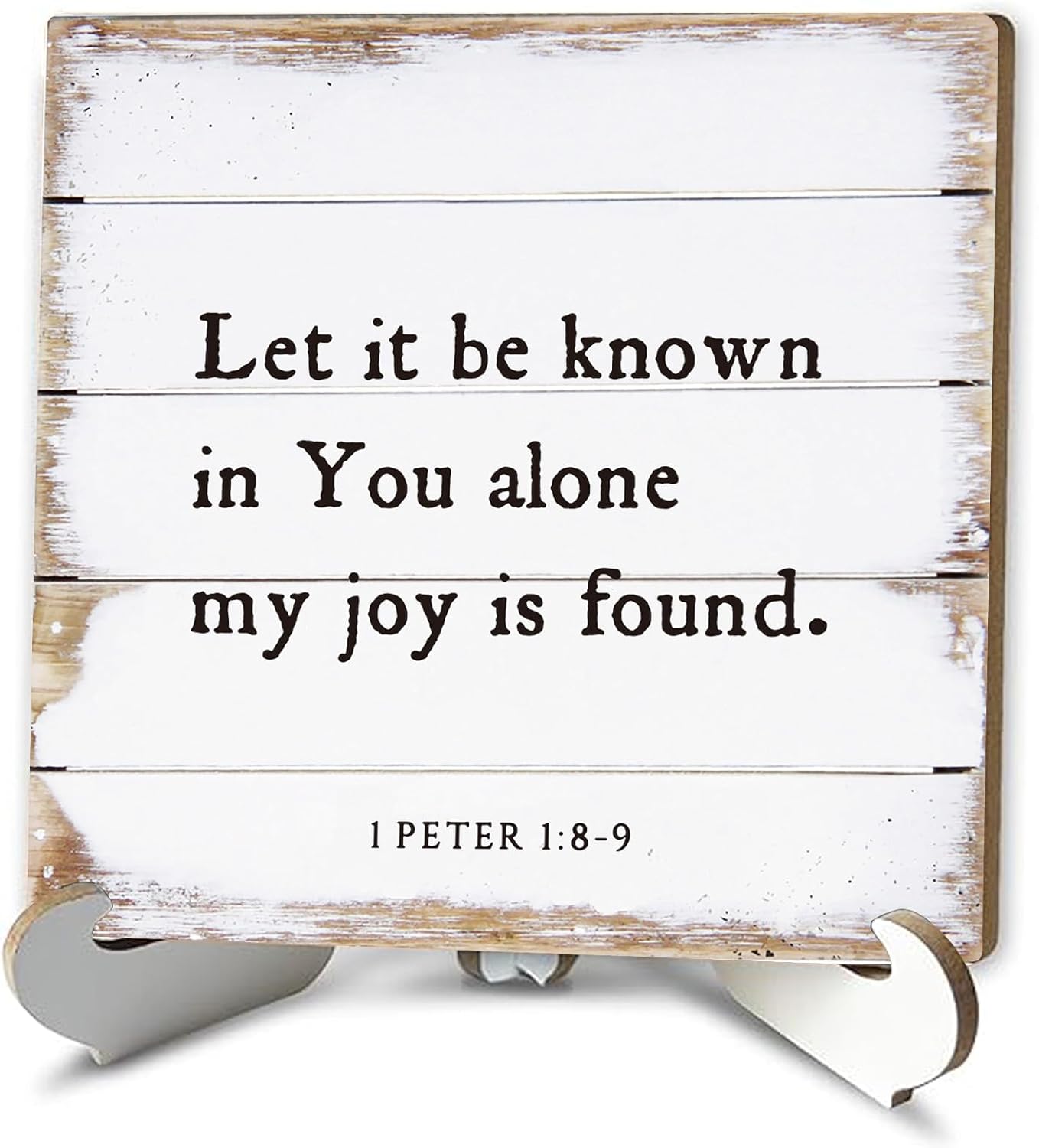 Amazon.com : Inspirational Bible Verse Wooden Sign Motivational Gifts ...