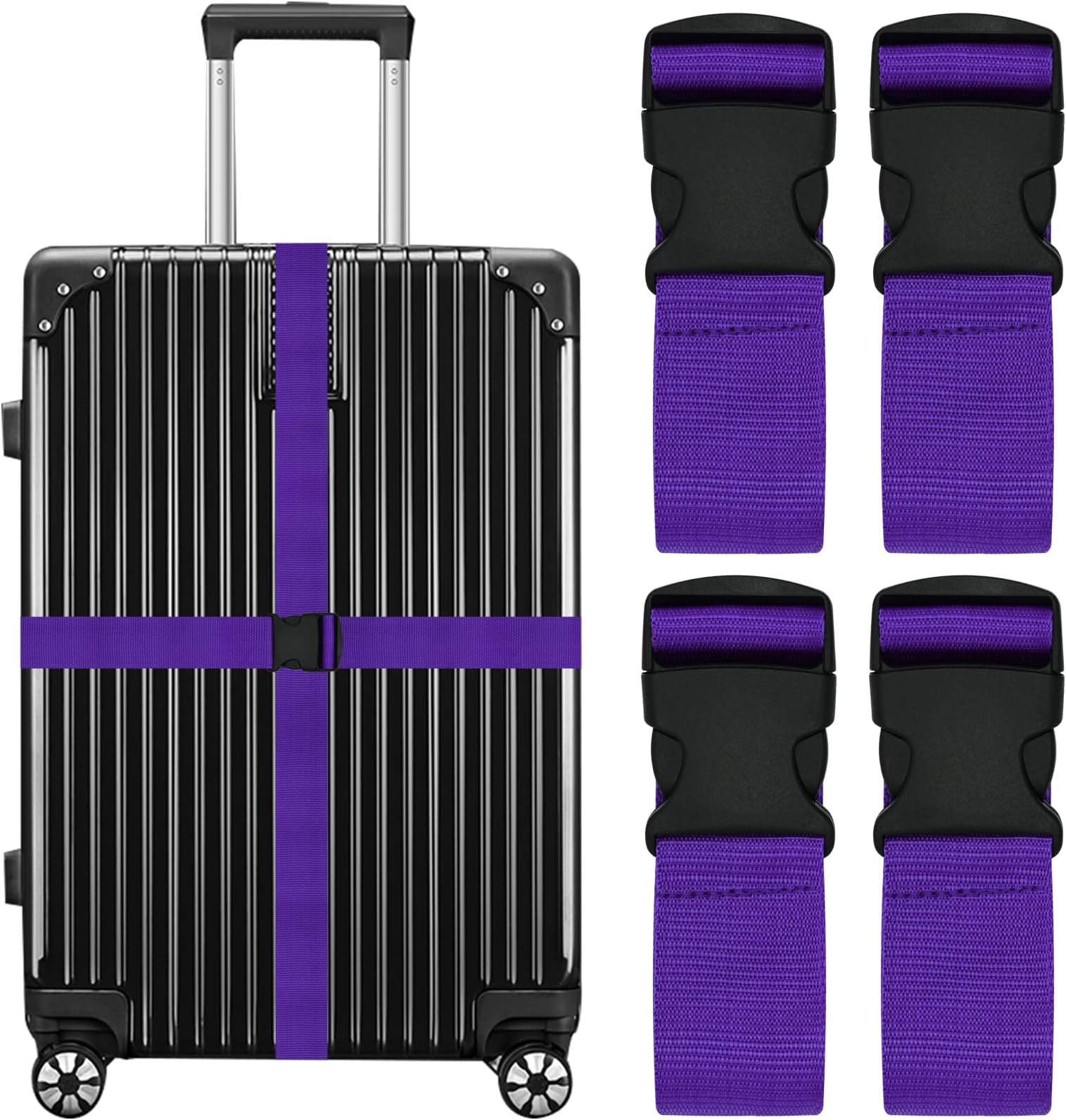 Amazon.com: Luggage Straps for Suitcases Travel Belt Suitcase Strap ...