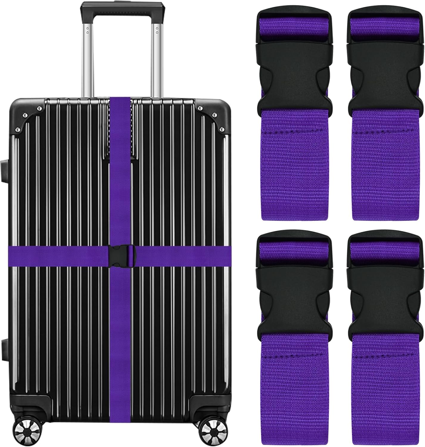 Amazon.com | Luggage Straps for Suitcases Travel Belt Suitcase Strap ...