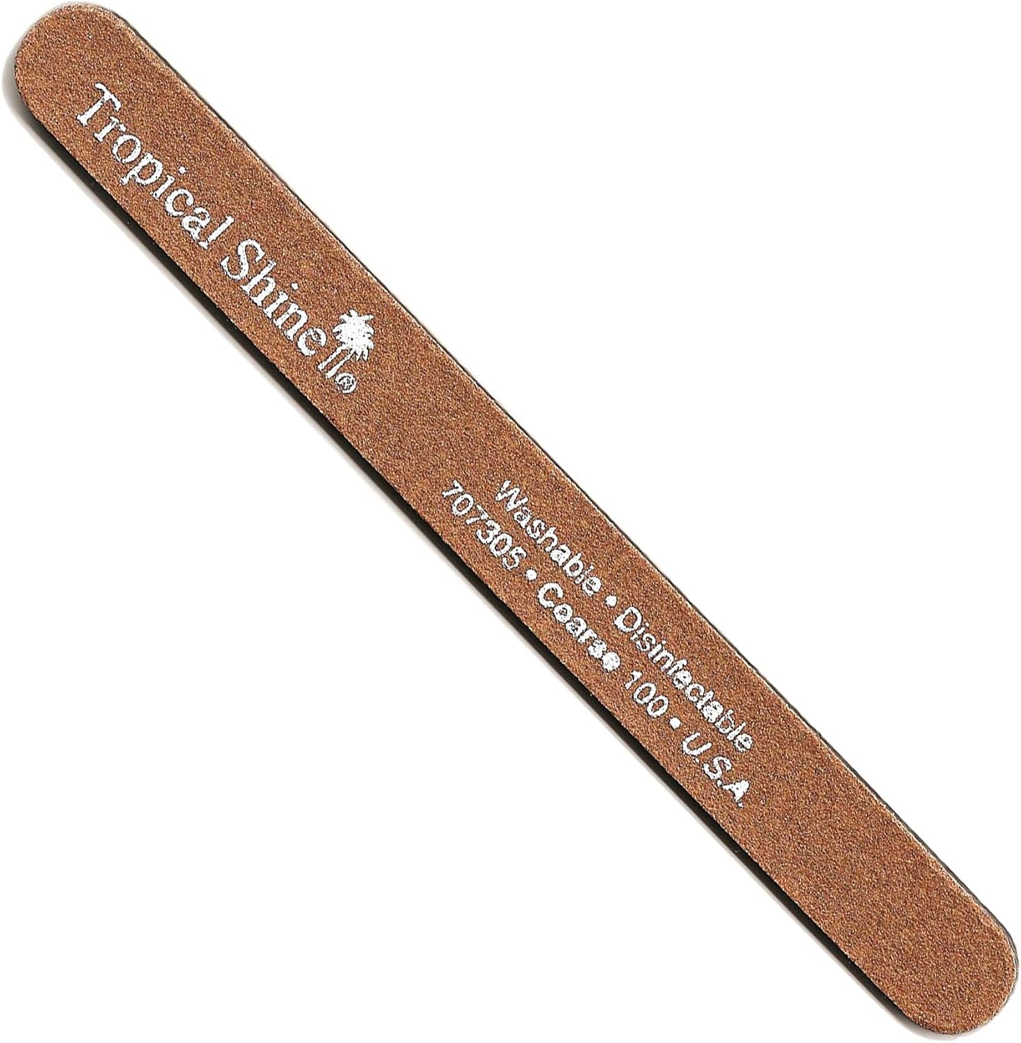 Amazon.com : Tropical Shine Nail File Gold File 100 (Coarse) 7 1/2 in x ...