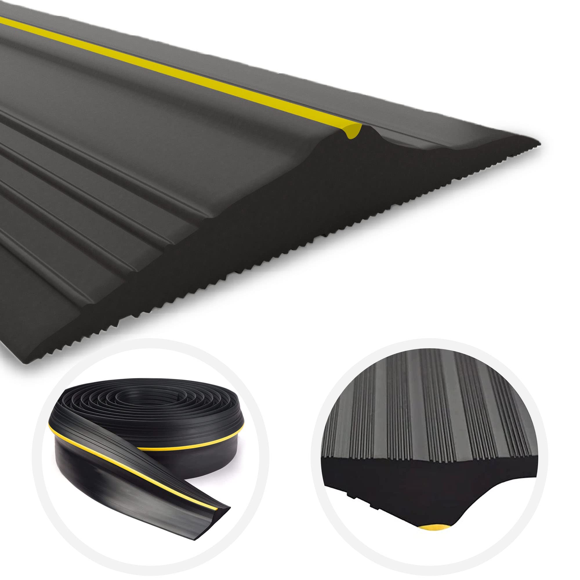 Buy Universal Defense Garage Door Bottom Threshold Seal - Weatherproof ...