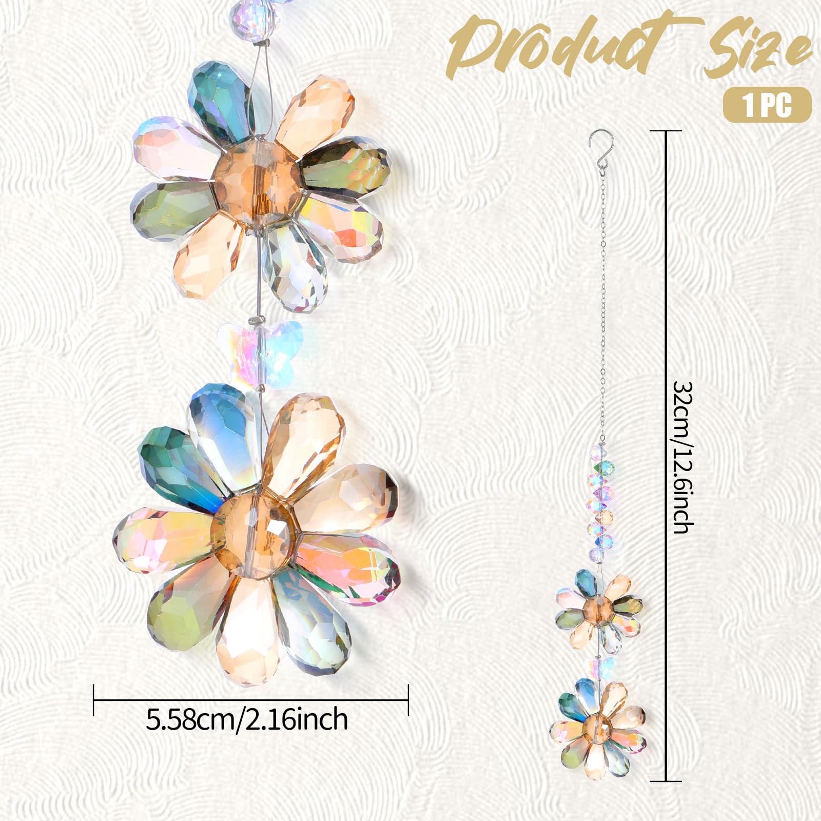 Window Crystal Sun Catchers Window Sun Catchers, Flower Sun Catcher ...