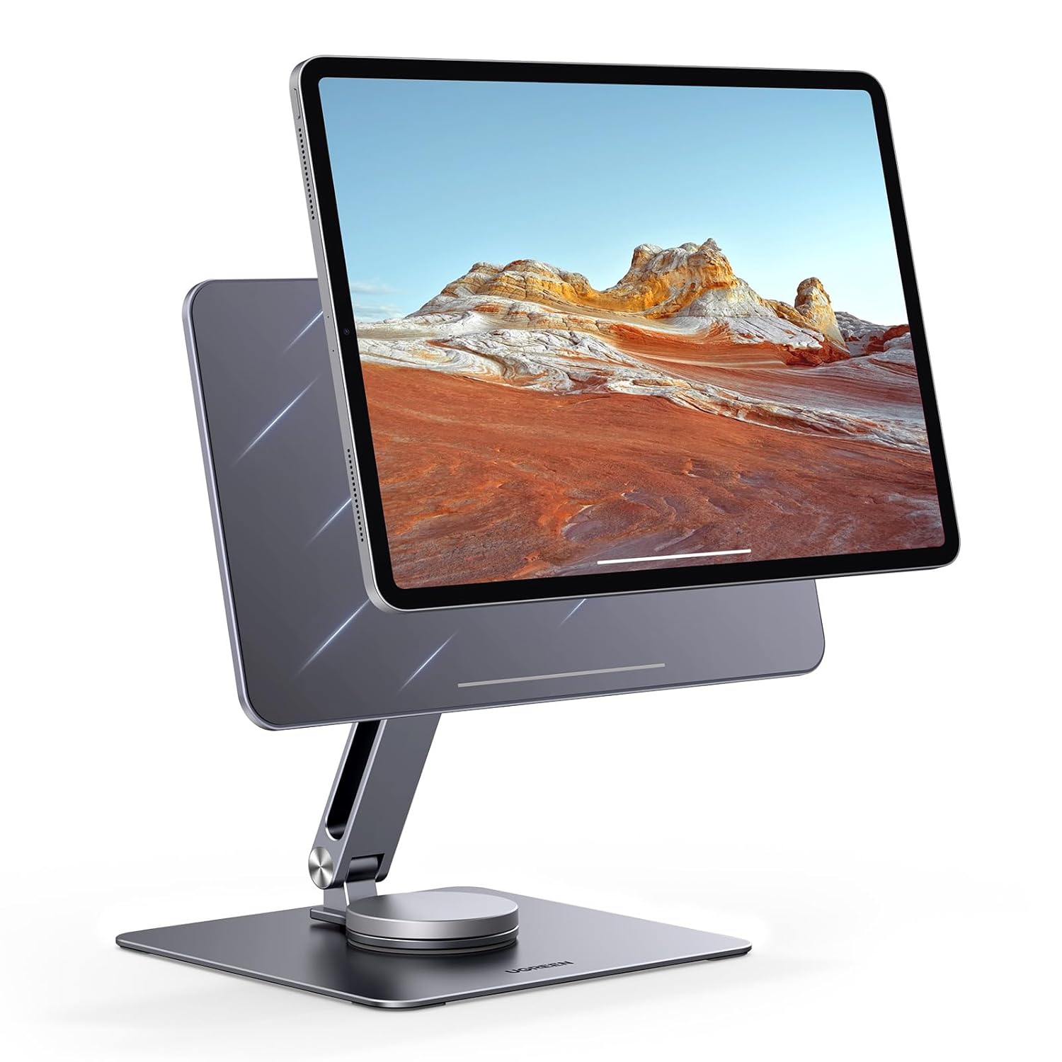 UGREEN Magnetic Tablet Stand Holder for Desk Adjustable Compatible with ...