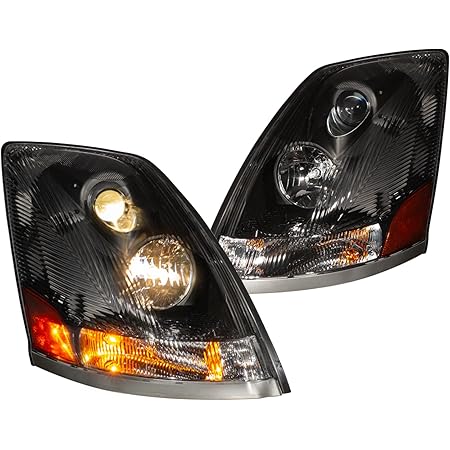 Amazon.com: EVERESTHD Headlight Assembly Fits for Volvo VNL 2004-2015 ...