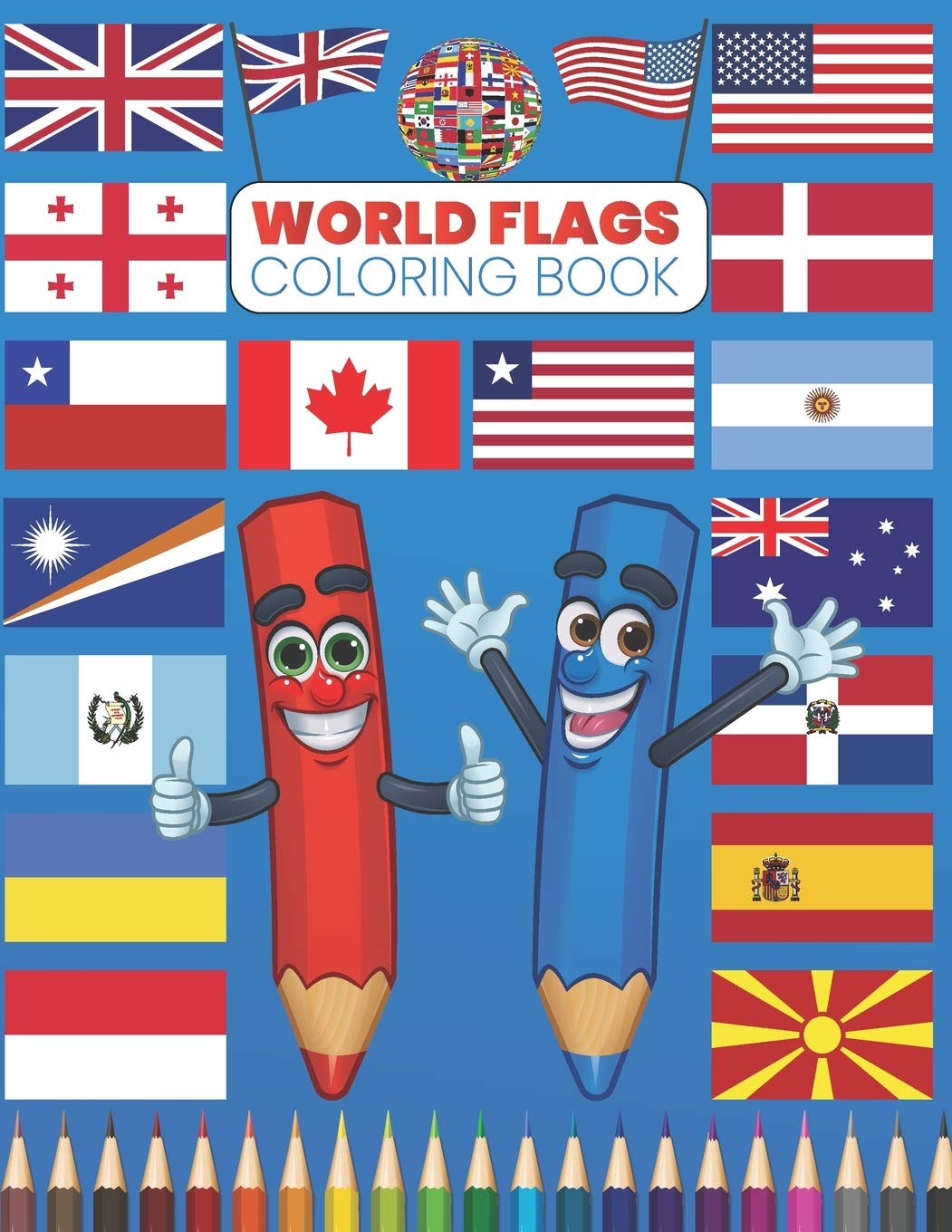 World Flags Coloring Book World Flags The Coloring Book A Great ...
