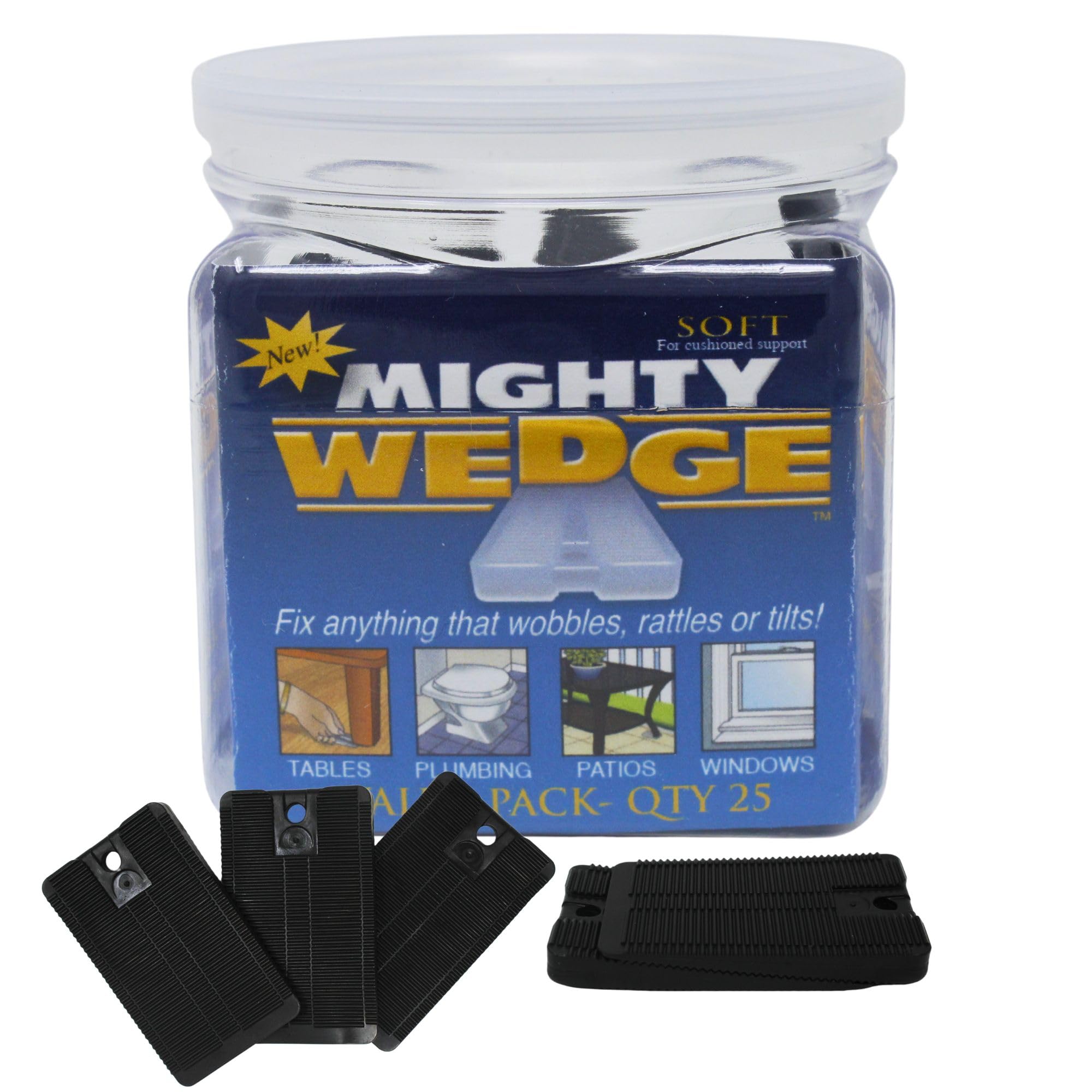 Snapklik.com : Mighty Wedge Soft Plastic Shims - Made In USA ...