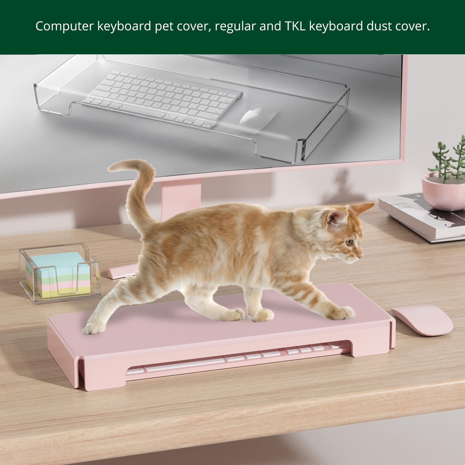 Snapklik.com : BOSSCASA Acrylic Computer Keyboard Cover, Mechanical ...