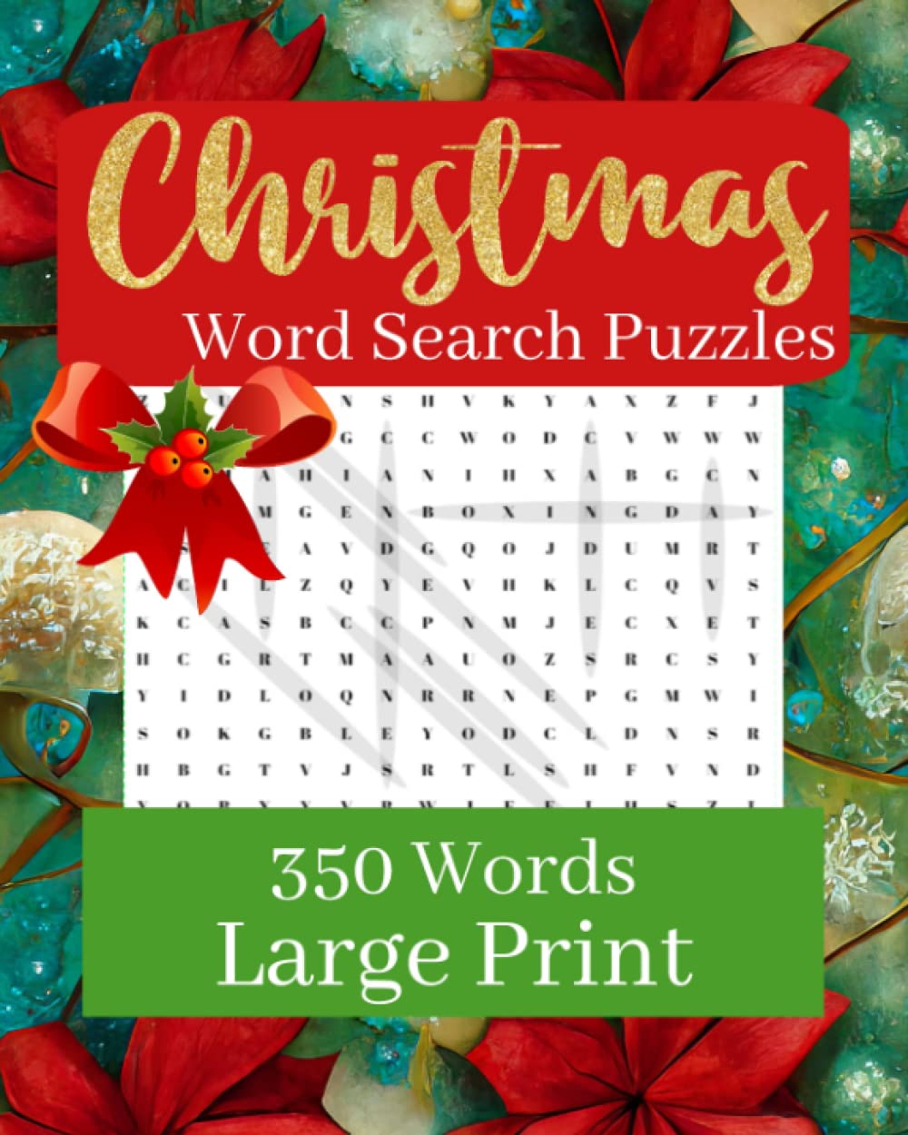 LARGE PRINT CHRISTMAS WORD SEARCH PUZZLE BOOK: 350 Christmas Words ...