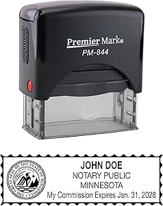 Amazon.com : Premier Mark Notary Self-Inking Stamp for All 50 States ...