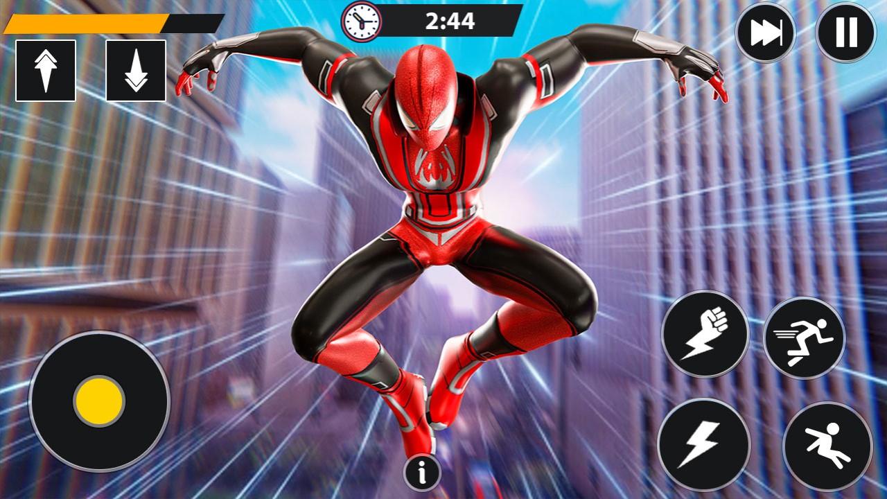 Real Flying Robot Hero Fight Gangster 3D Open World Games: Super Flying ...