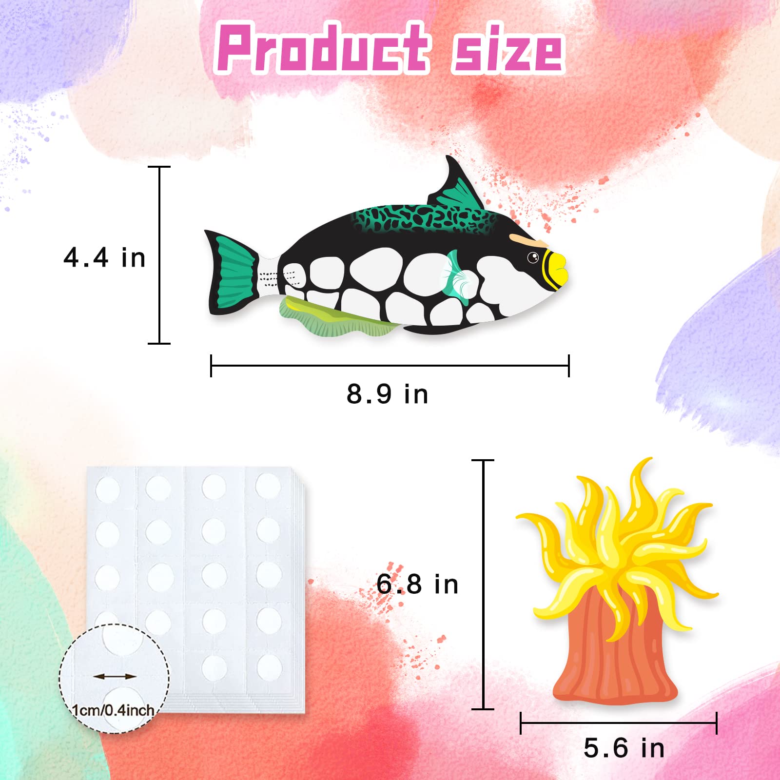 Snapklik.com : Tropical Fish Cutouts 46 Pack Paper Colorful School ...