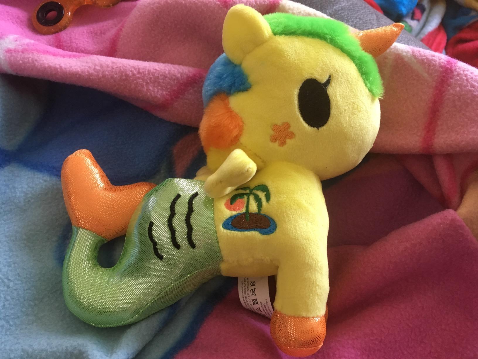 Tokidoki, 15648, Tropica Mermicorno, Soft Toy, 8In, Yellow : Amazon.co ...