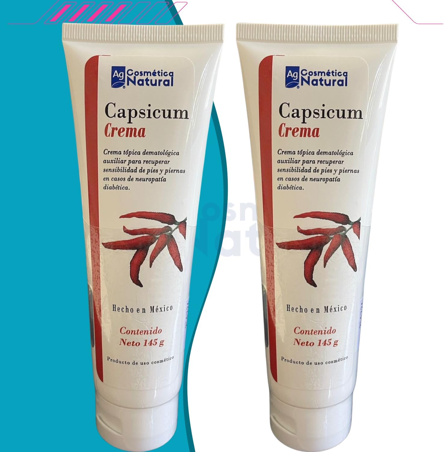 Capsicum, Capsicum combo 2 Cremas 150gr Capsicum crema auxiliar para ...