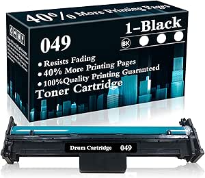 1 Pack 049 Black Drum Unit Replacement for Canon ImageCLASS MF113W ...