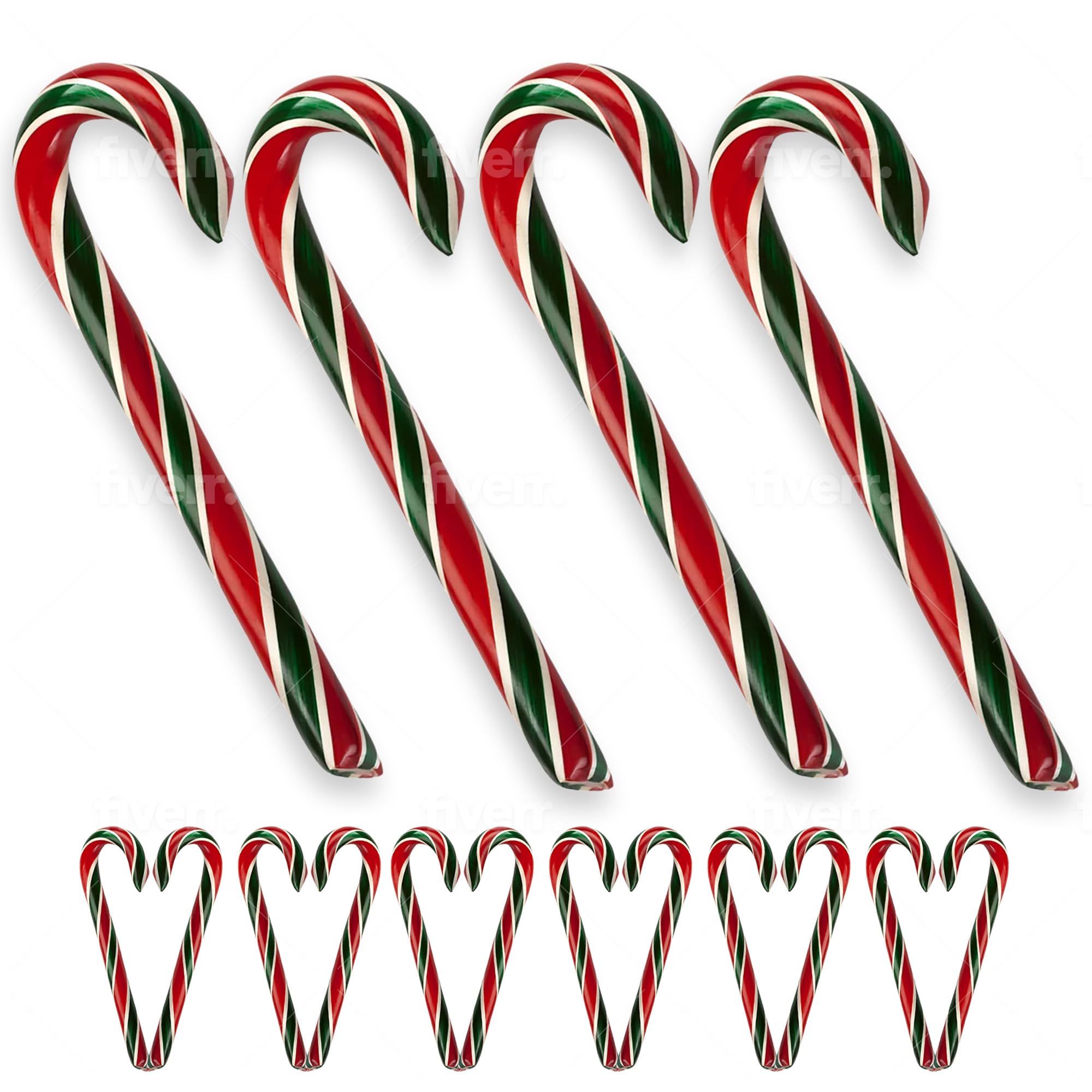 Bonds Candy Canes Sweets Pack of 25 – Christmas Sweets Individually ...