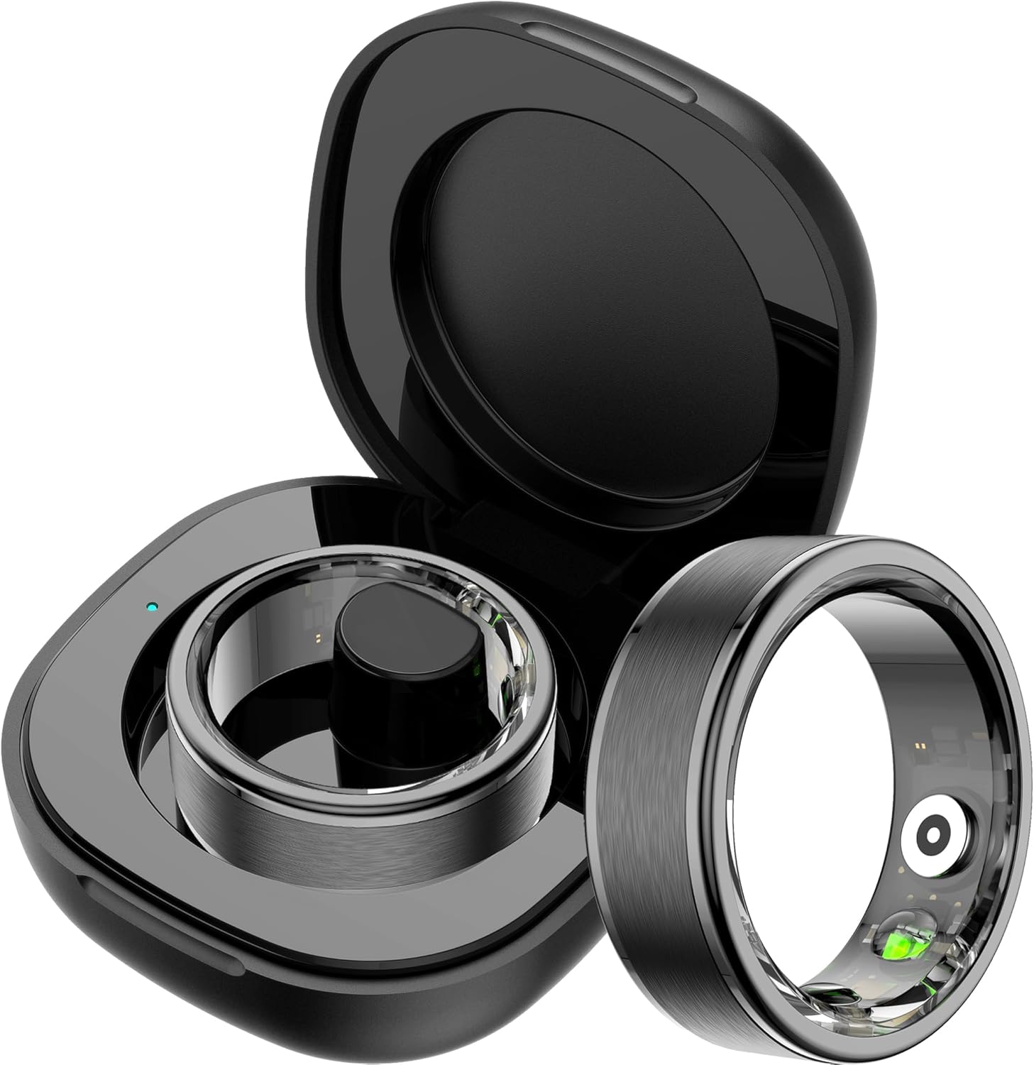 Amazon.com: CNBRO Smart Rings for Women Men, Fitness Ring Heart Rate ...