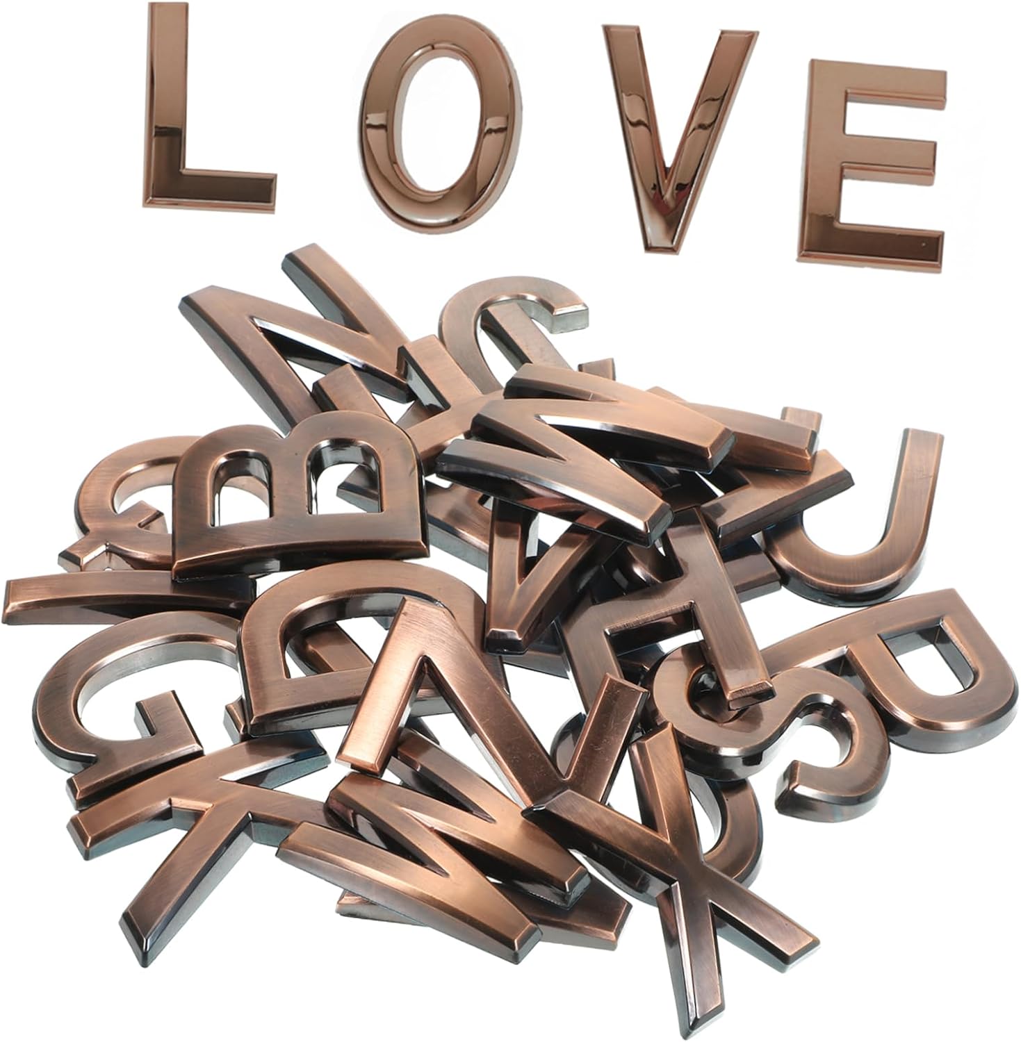 POPETPOP 26pcs Adhesive Alphabet Letter Signs for Outdoor Address, 5cm ...