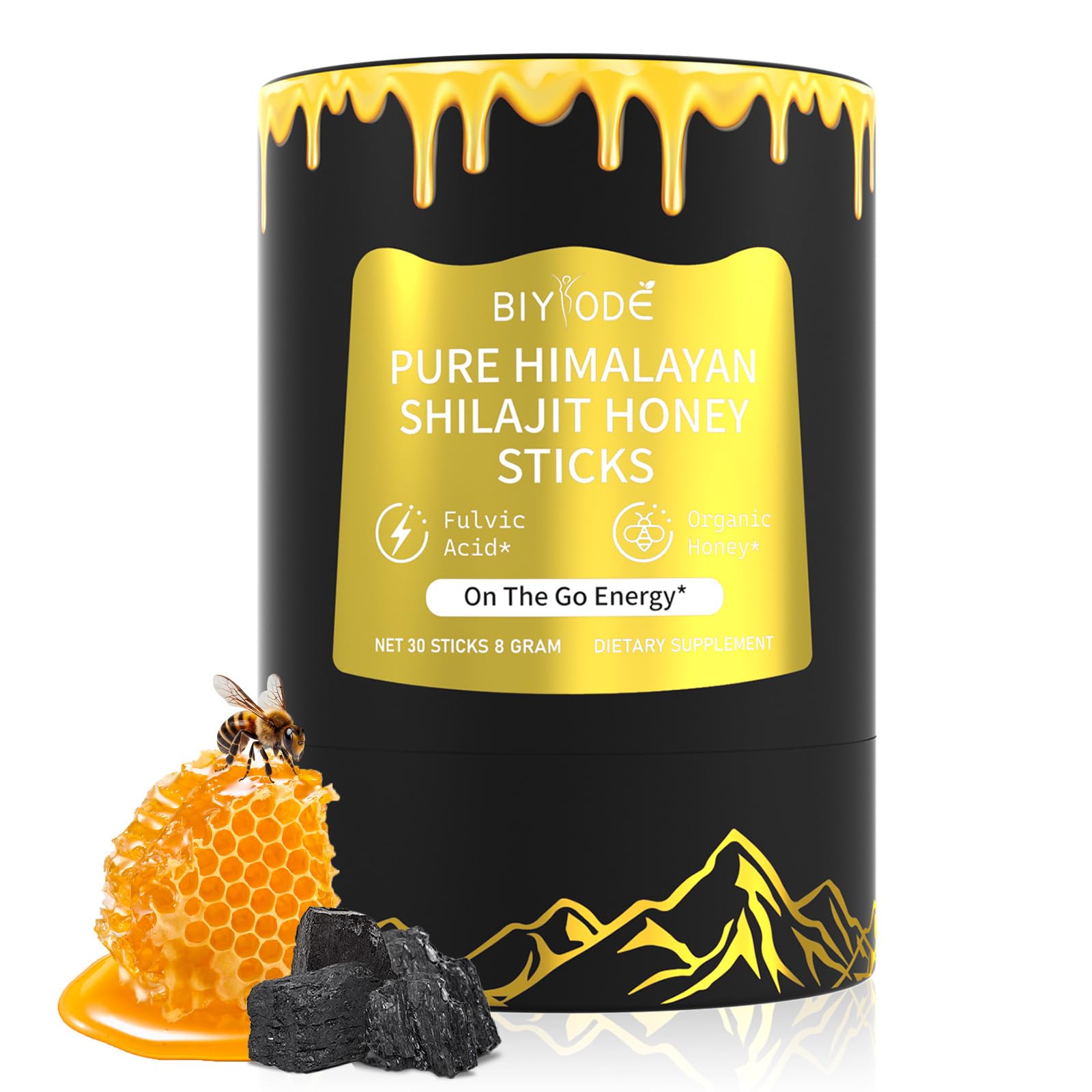 Amazon.com: BIYODE Himalayan Pure Shilajit Sticks with Organic Honey ...