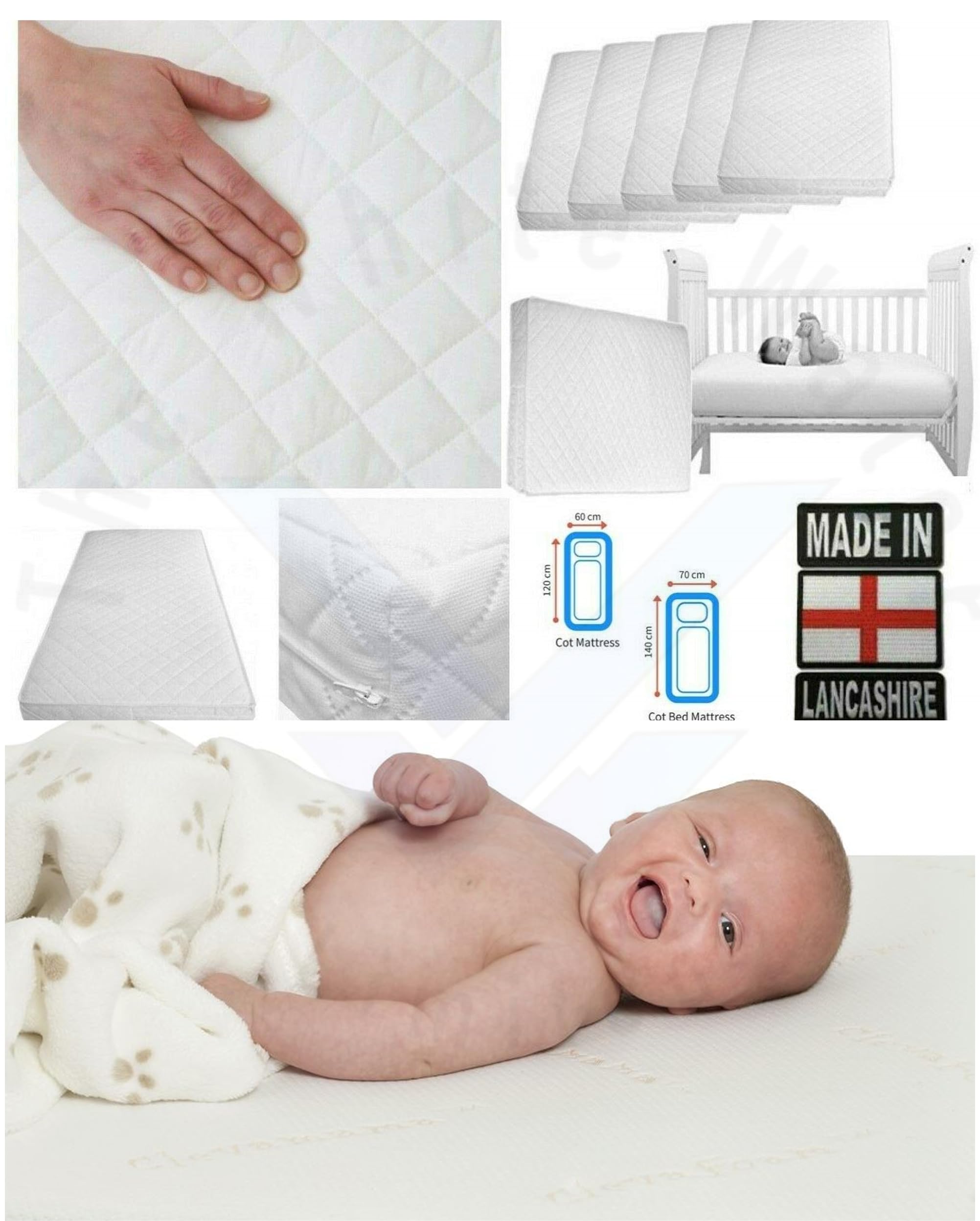 Cot Mattress Replacement Joolz Aer/Aer+ Replacement Cot Mattress