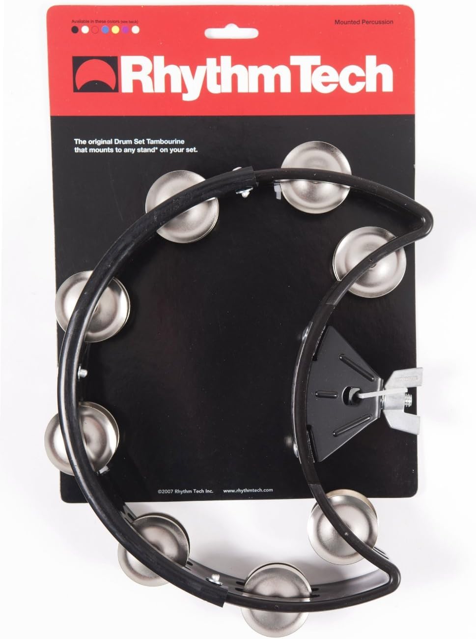 Amazon.com: Rhythm Tech Tambourine, Black, inch (DST10) : Musical ...