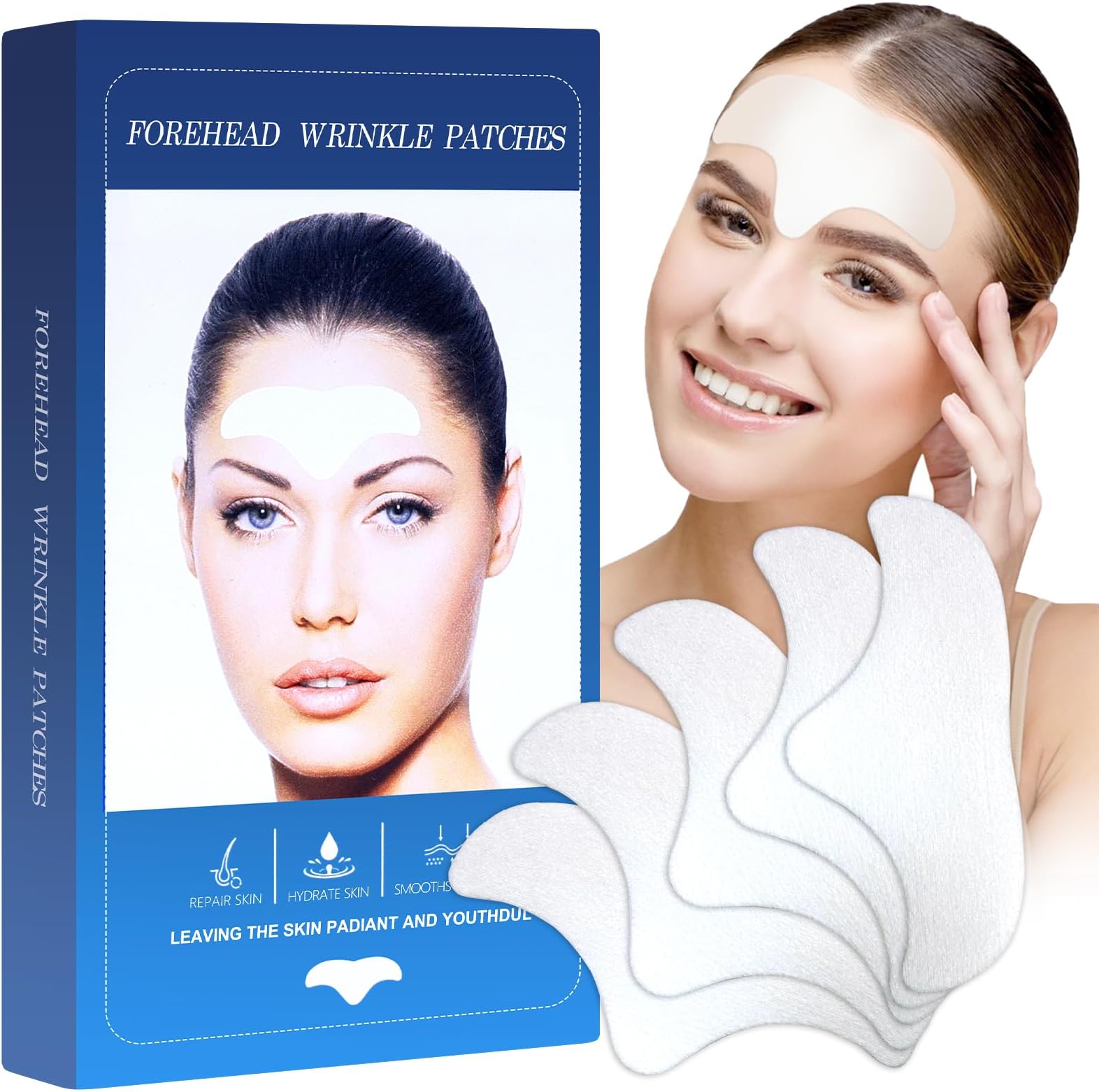 Amazon.com : FROWNIES Forehead and Between the Eyes Wrinkle Patches ...