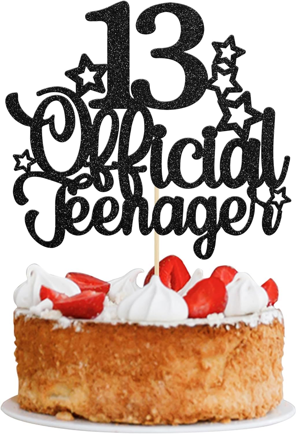 Confetti! 13 Official Teenager Cake Topper - Glitter Number 13 - Cheers ...