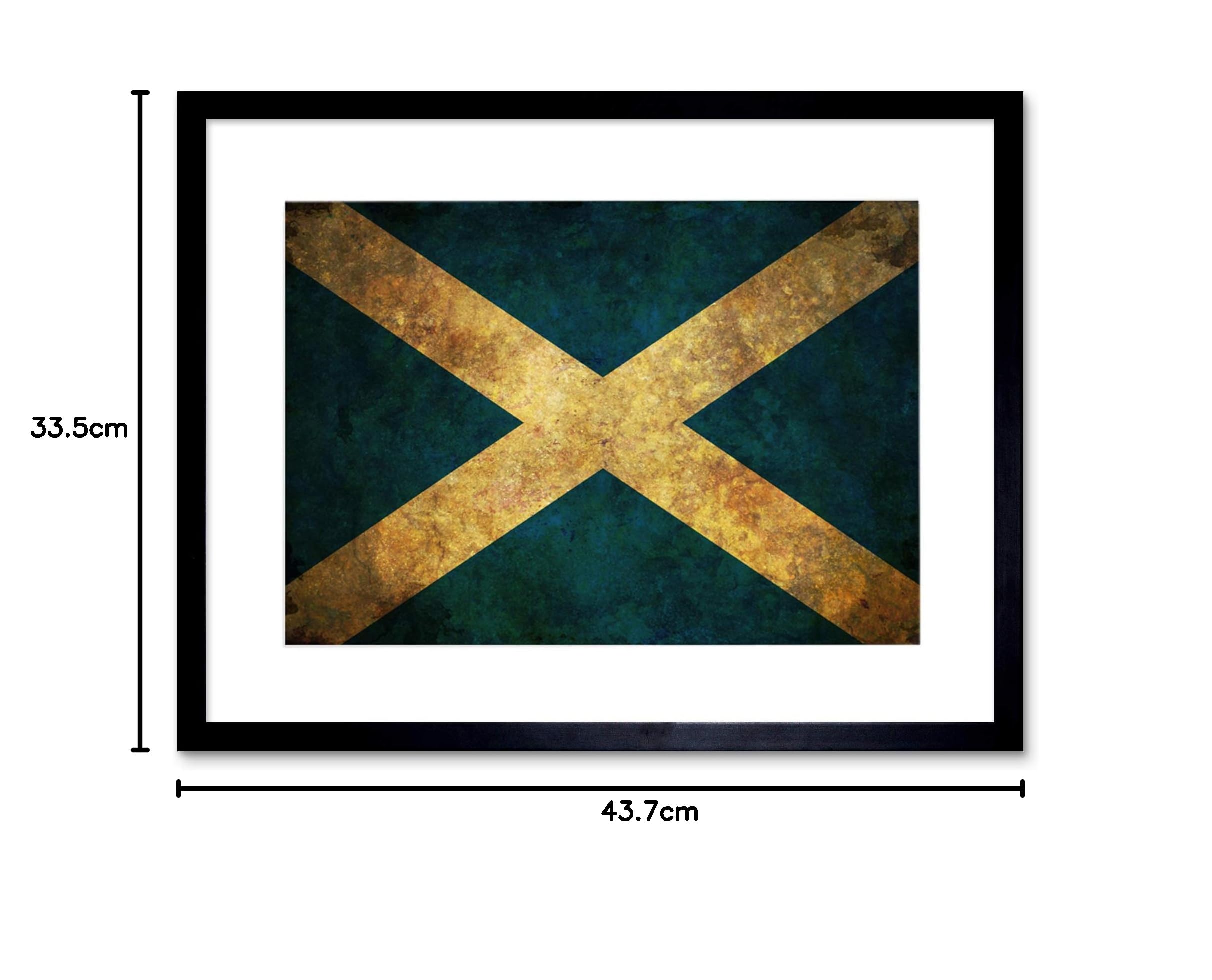 Grunge Flag Of Scotland
