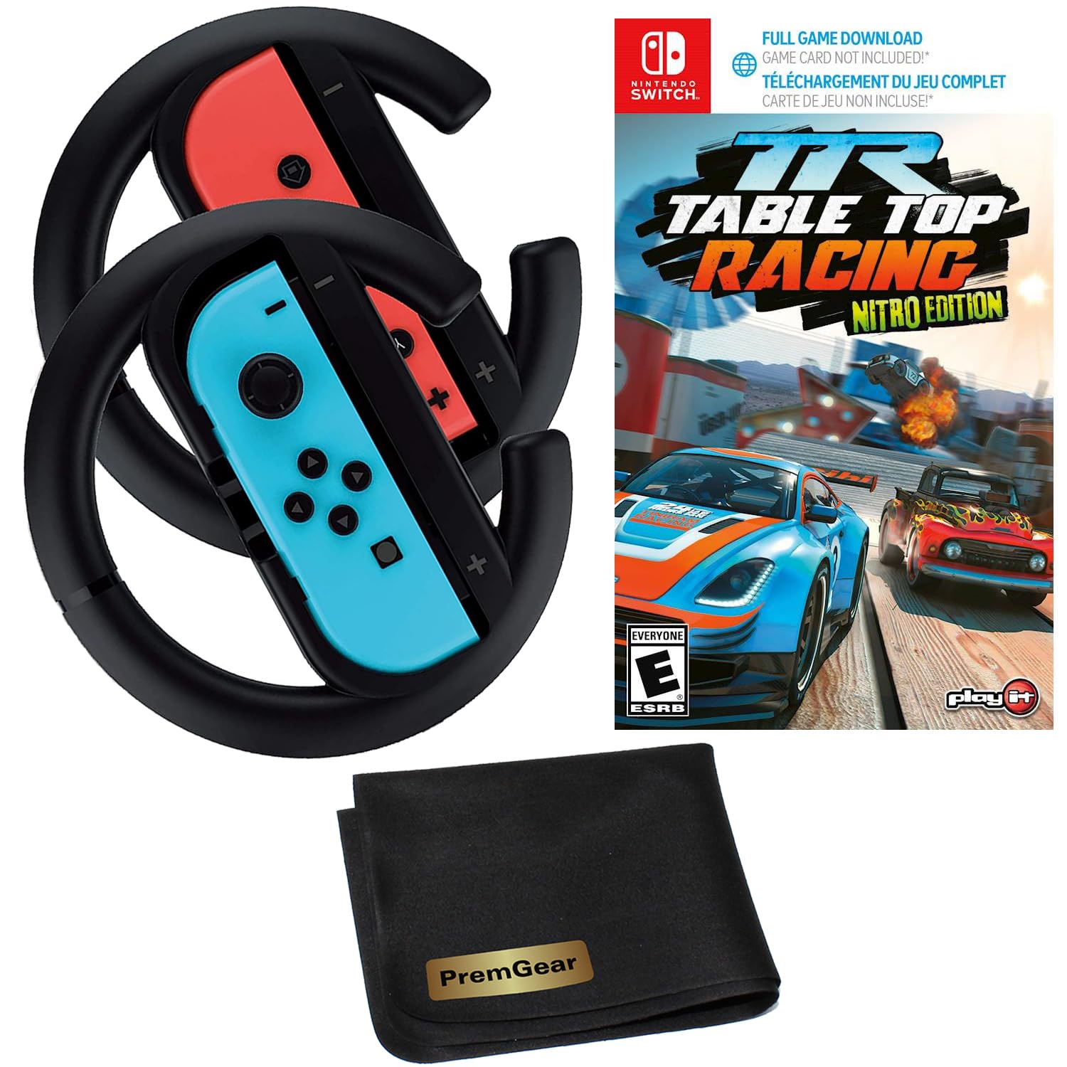 Amazon.com: PremGear Racing Steering Wheel Controllers, Driving Grips ...