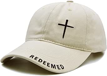 Amazon.com: Christian Hats for Men Women, Cross Jesus Hat, Religious ...