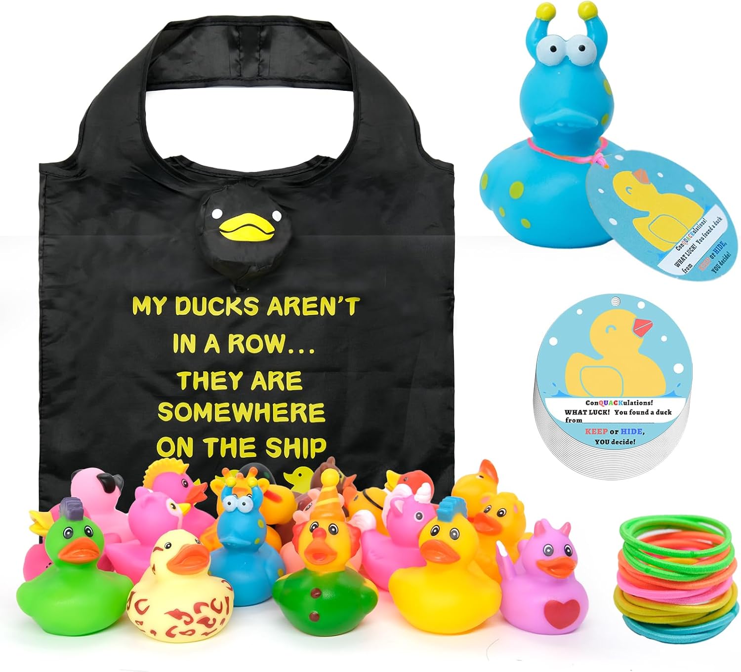 Amazon.com: Rubber Duckies for Cruise, 61-Piece Cruise Ducking Kit with ...