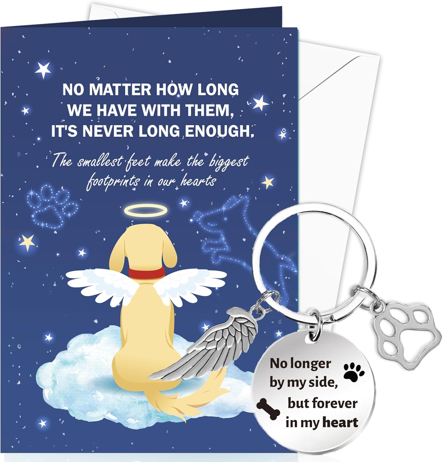 DPKOW Pet Sympathy Card Loss of Dog Memorial Gifts, Sympathy Gifts Pet ...