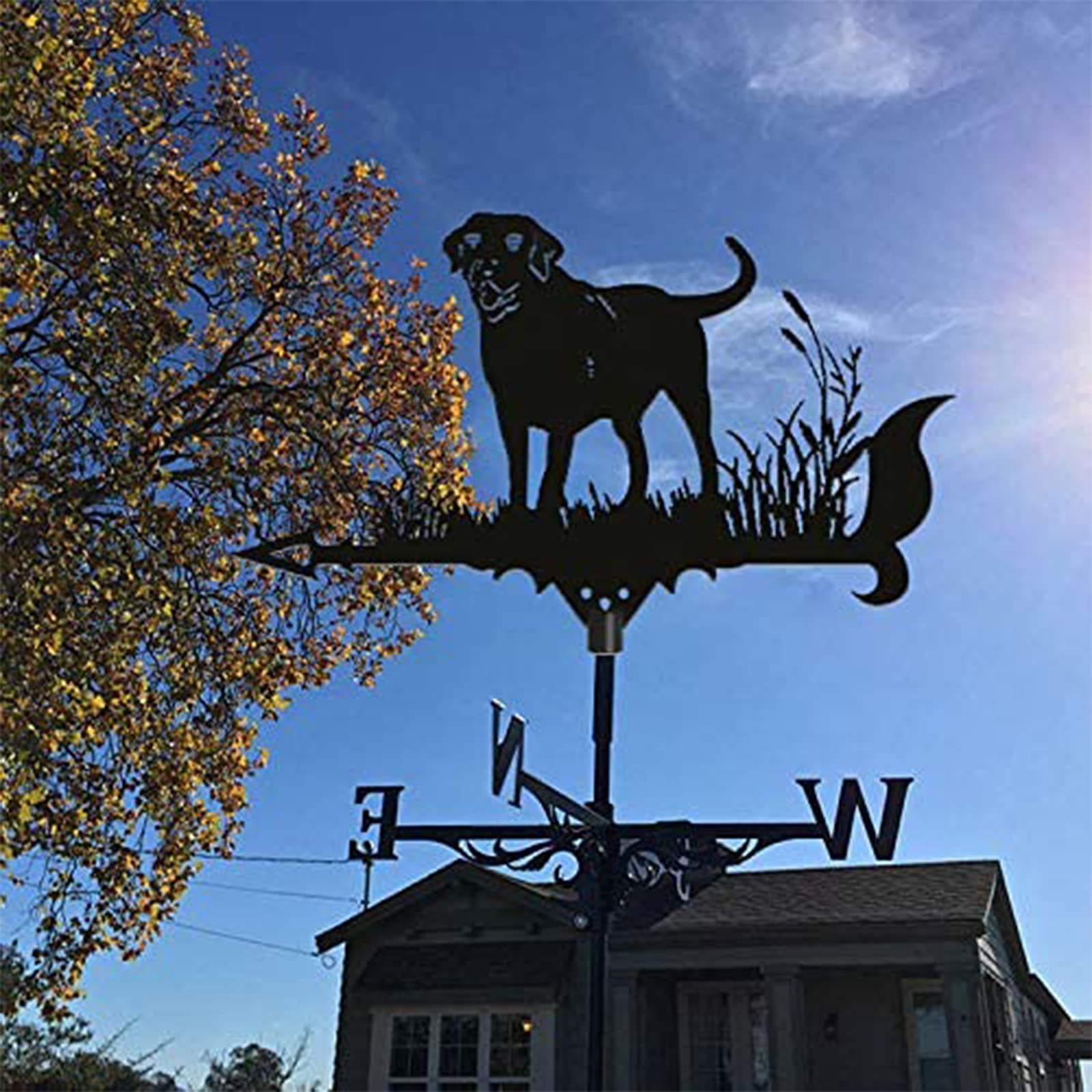 Outdoor Patio Vane Newfoundland Dog Weather Vane - Large Iron Garden ...