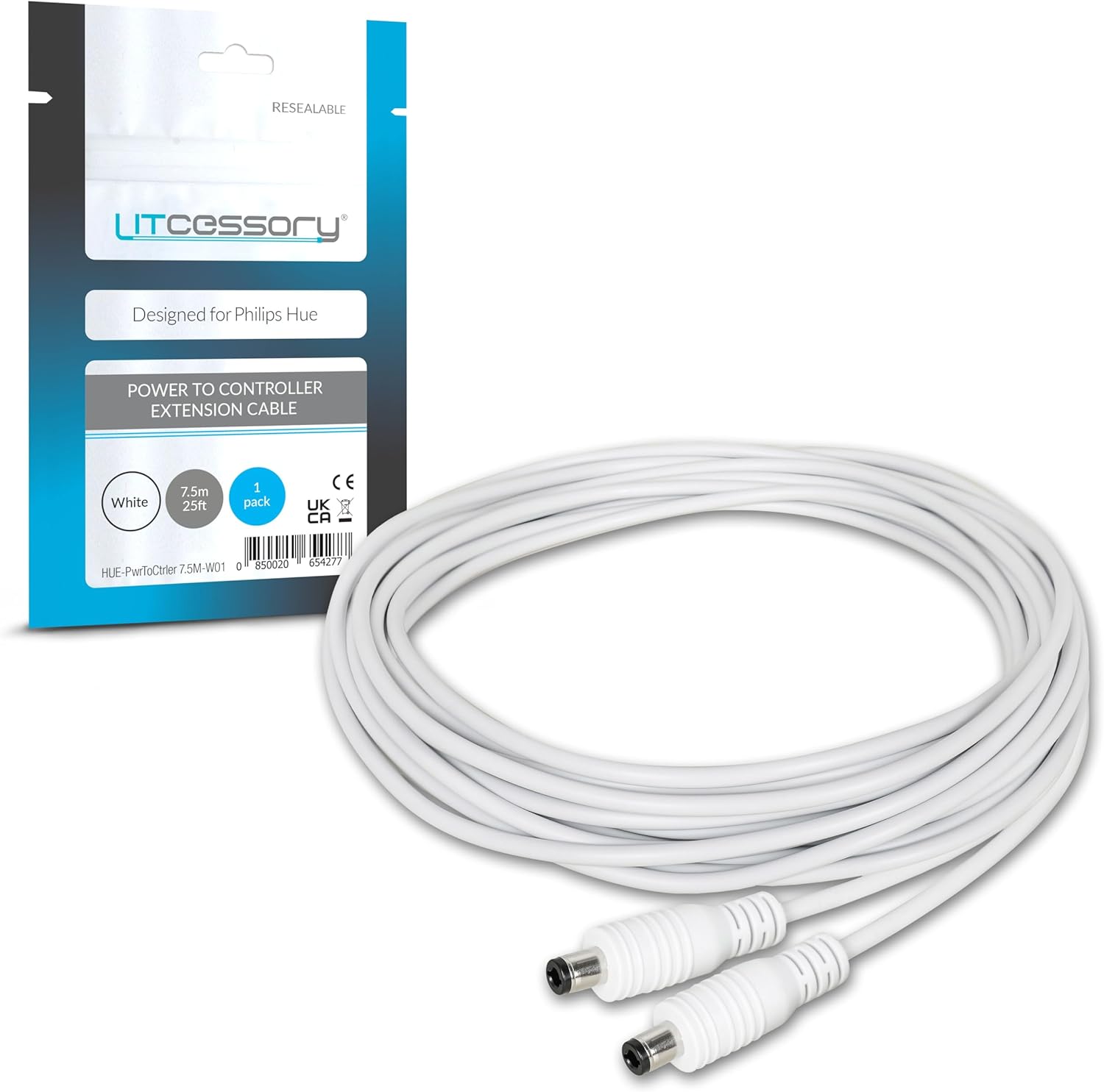 Litcessory Power to Controller Extension Cable for Philips Hue ...