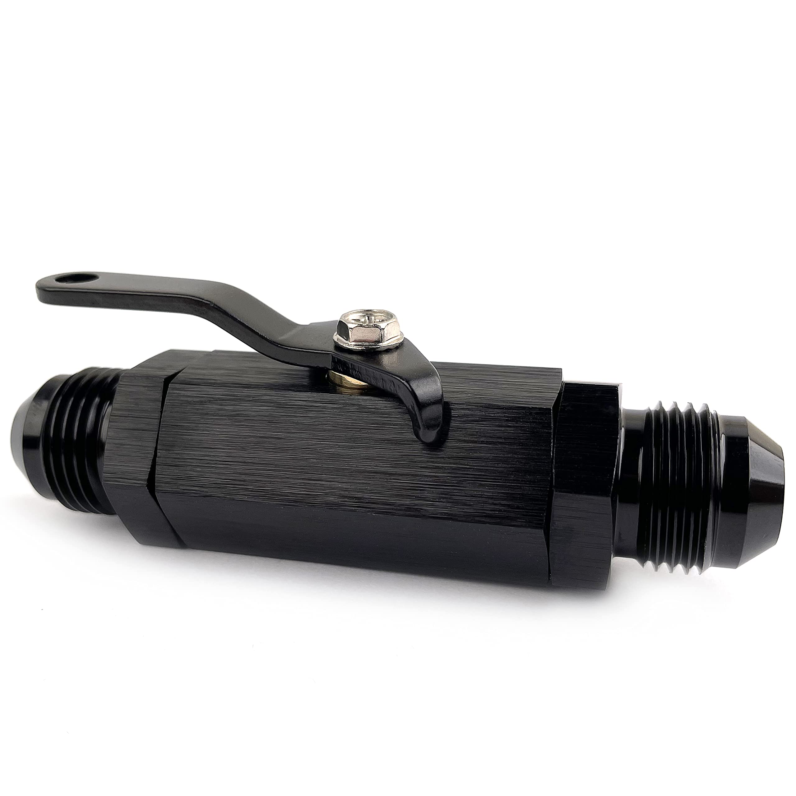 Snapklik.com : AN8 Fuel Shut Off Valve 8 AN To 8AN Male Flow Control ...