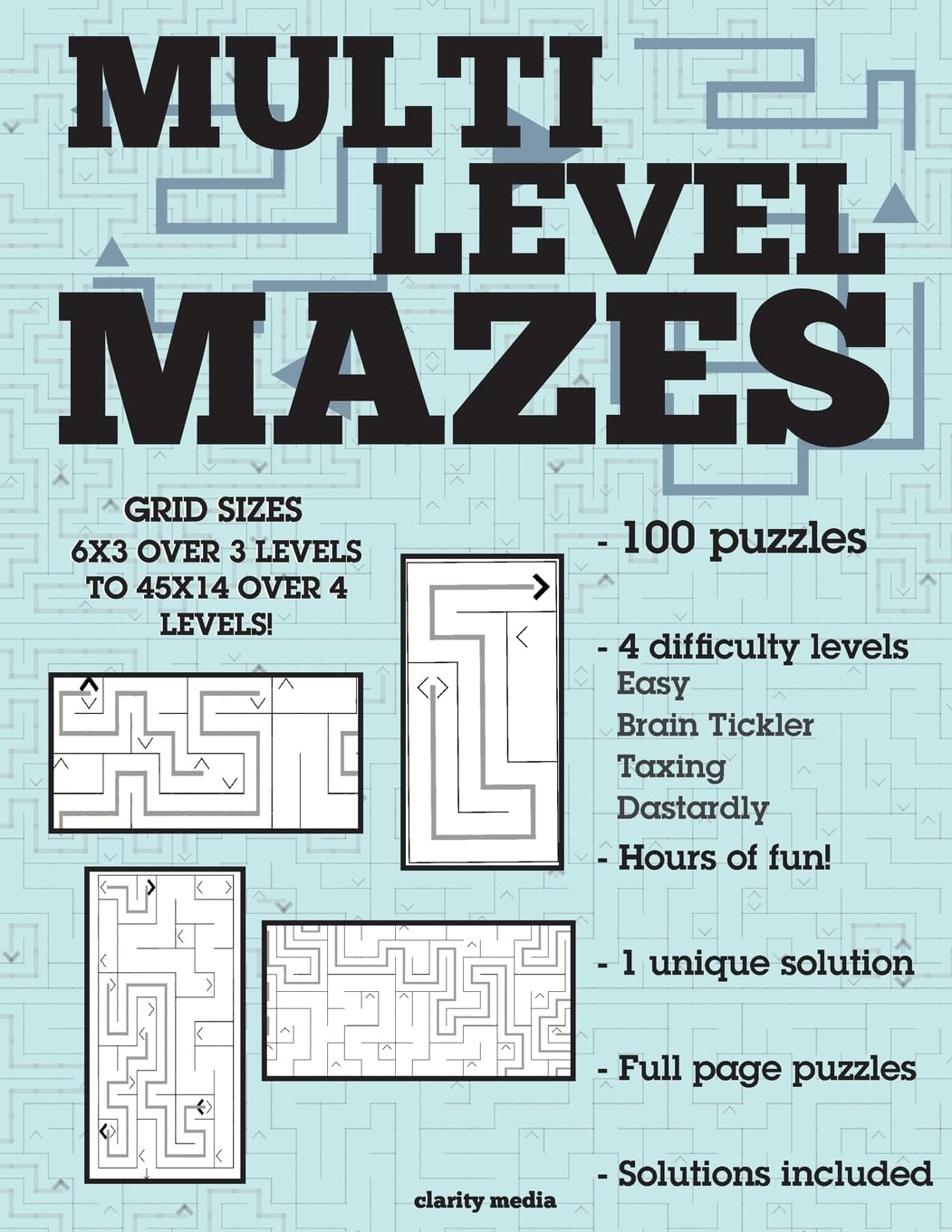 Amazon.com: Multi Level Mazes: 100 brain-teasing mazes in 4 different ...