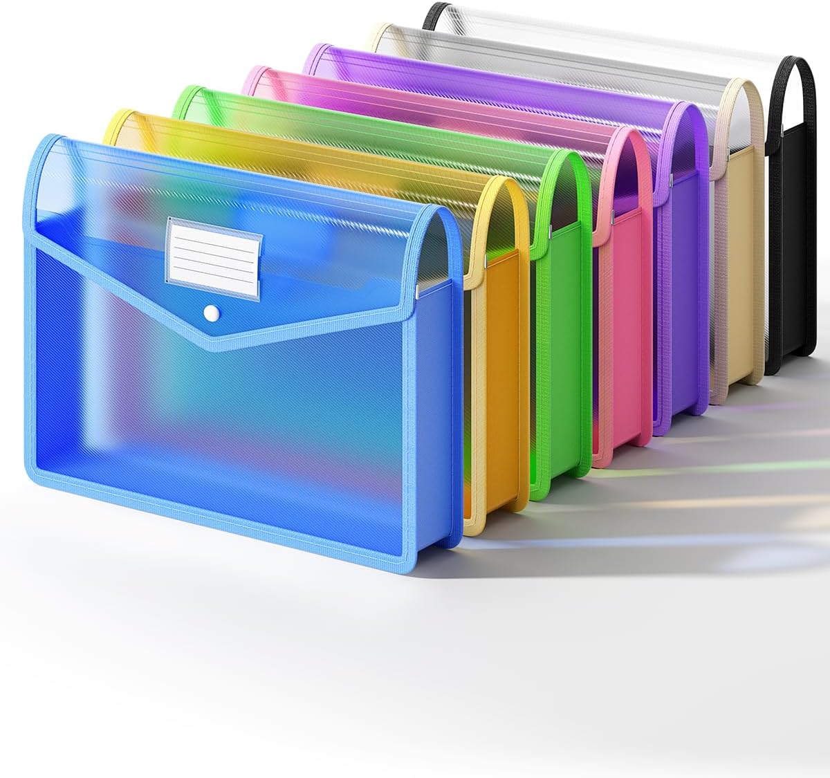 Amazon.com : CHEPULA B4 Plastic File Wallet Envelope Expanding File ...