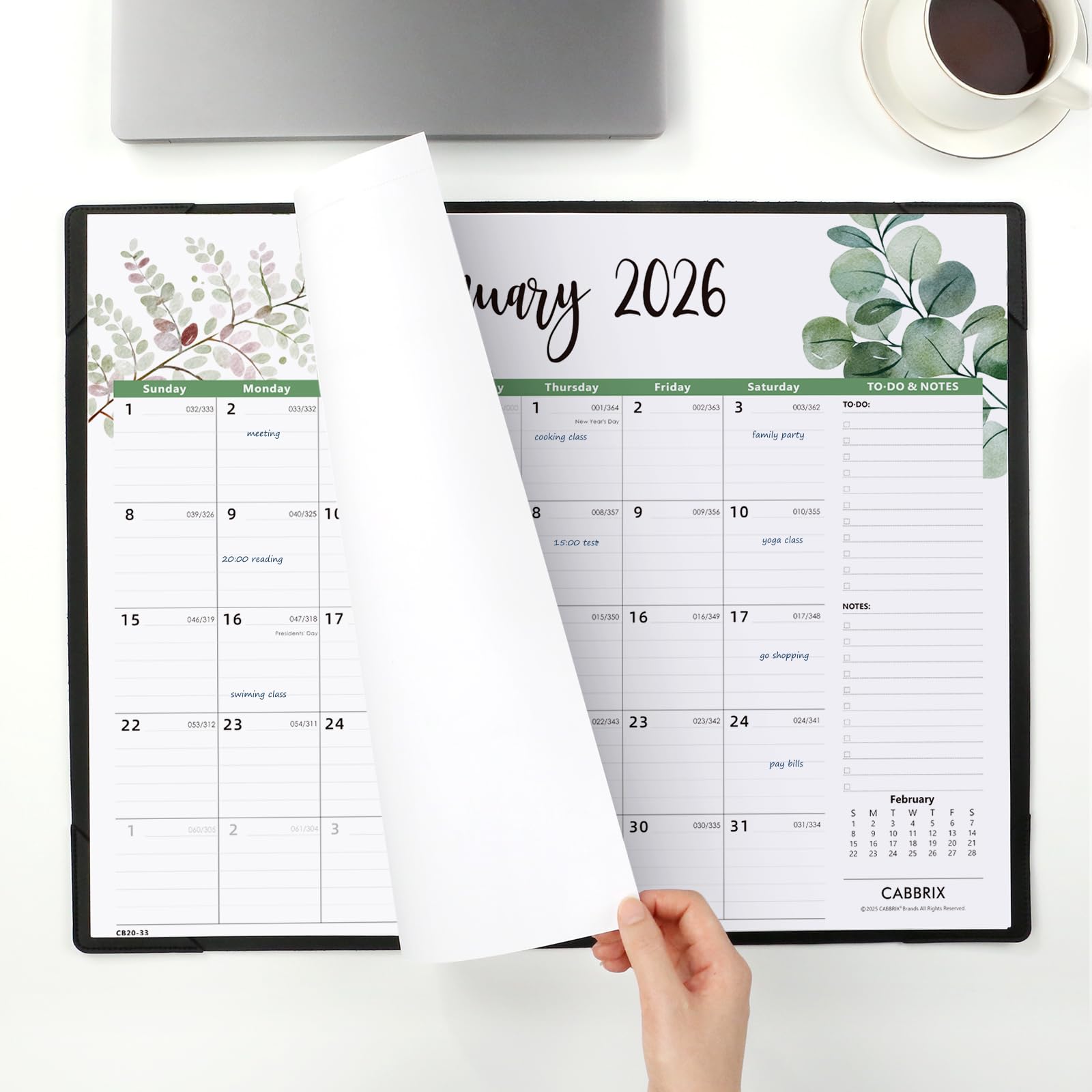 Desk Calendar 2025-2026 2025 Desk Calendar With Desktop Mat | 22x17 ...