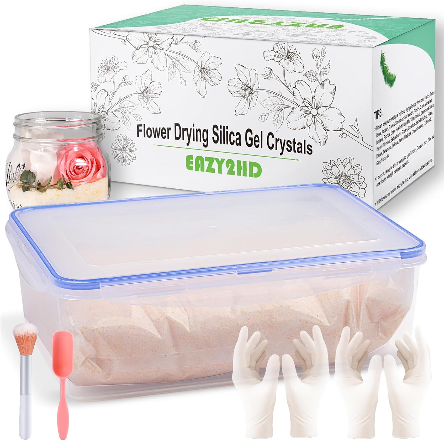 Amazon.com: Eazy2hD Silica Gel Flower Drying Crystals Desiccant 5LBS ...