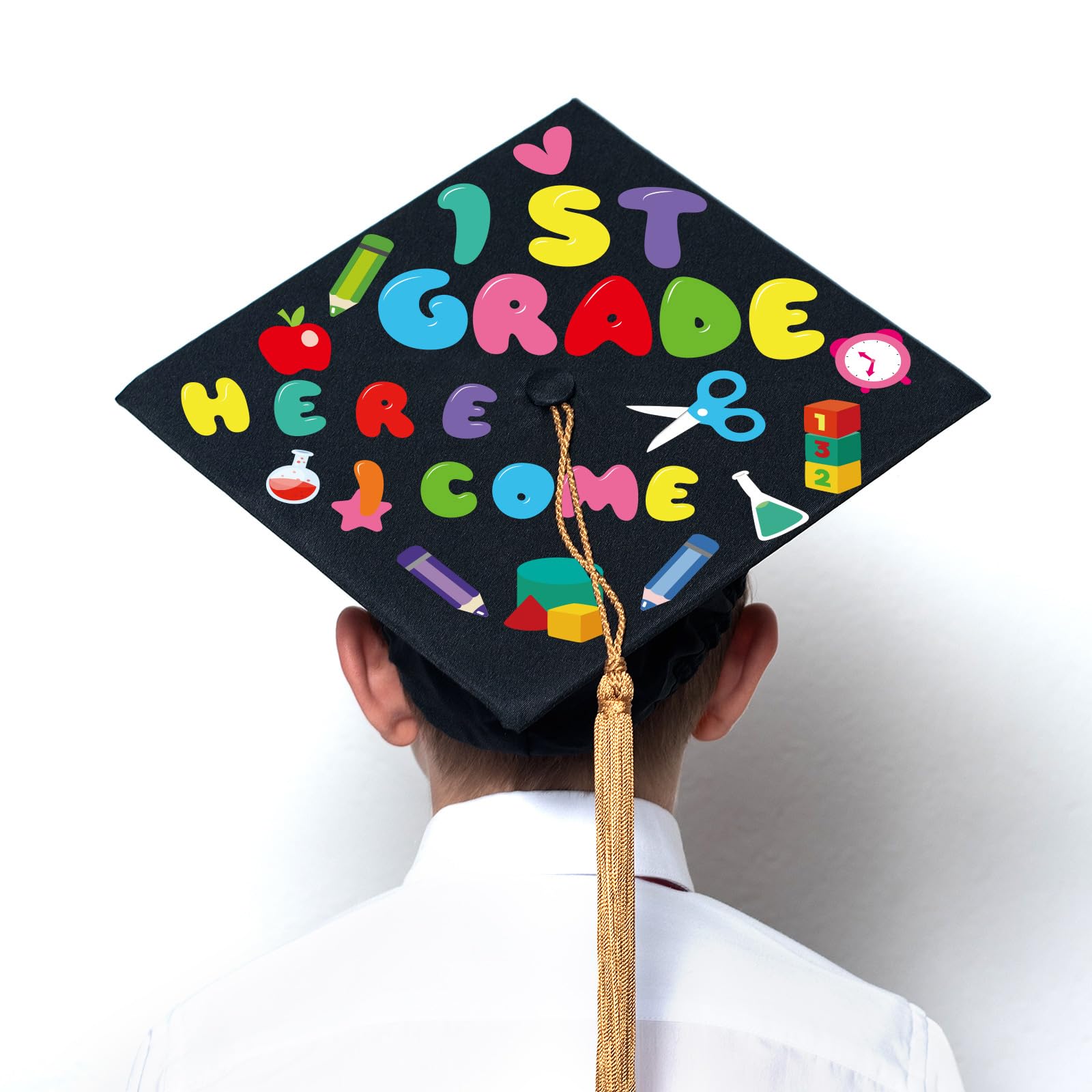 Snapklik.com : 24 Pcs Kindergarten Graduation Cap Topper Craft For Kids ...