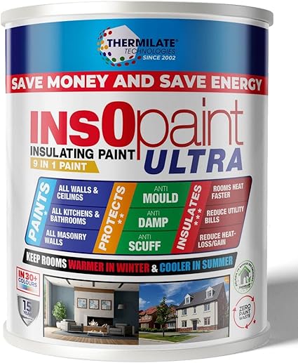 Thermilate InsOpaint ULTRA INSULATION PAINT Advance Energy Saving Paint ...