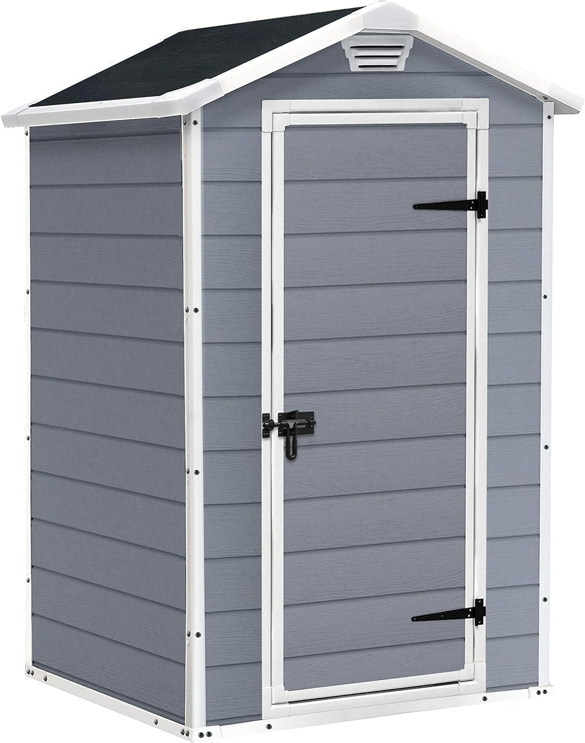 Keter Manor Outdoor Garden Storage Shed, Grey, 4 x 3 ft : Amazon.co.uk ...