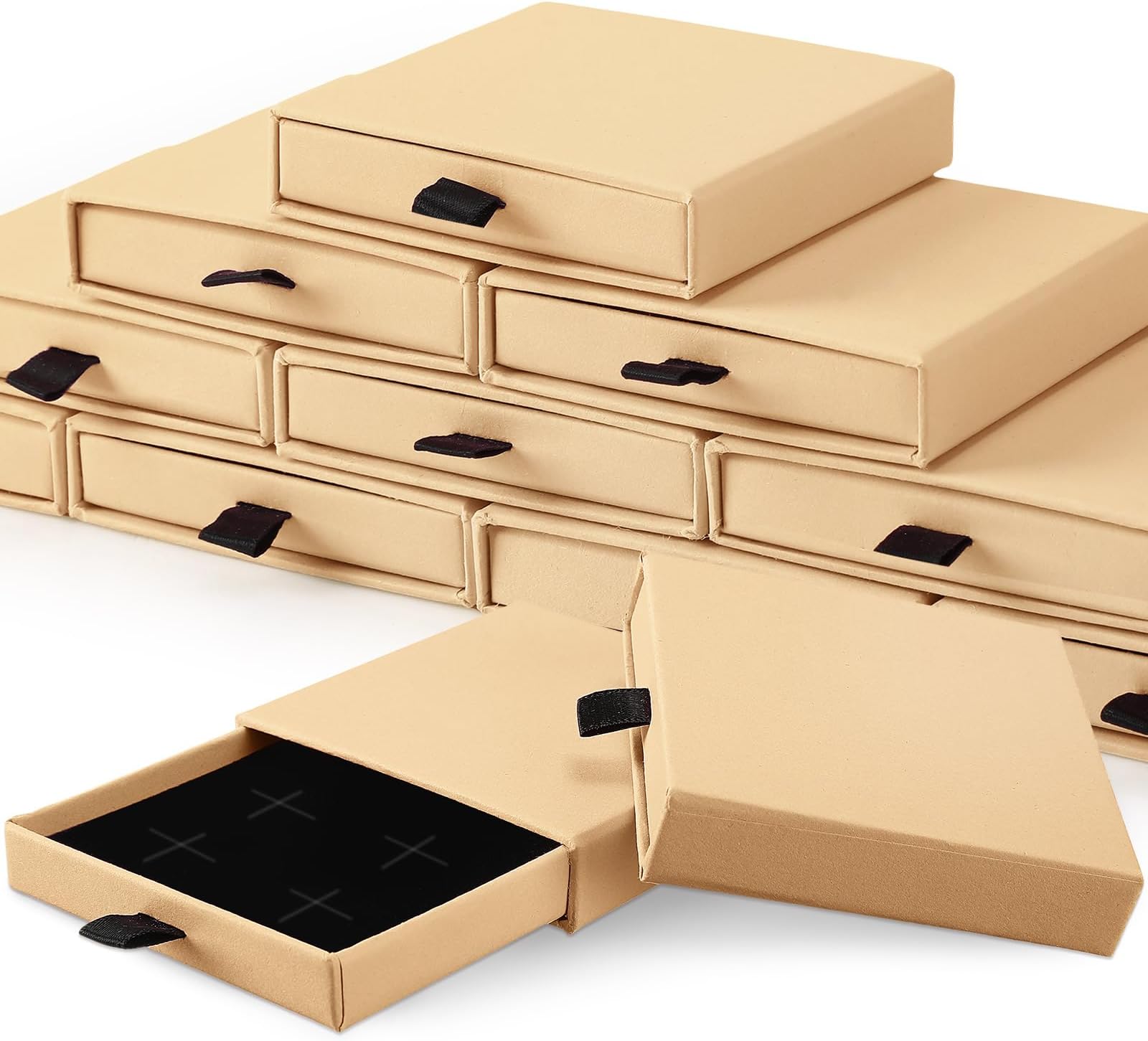 Amazon.com: Bssay 20 Pack Jewelry Gift Boxes Necklace Earring Ring Box ...