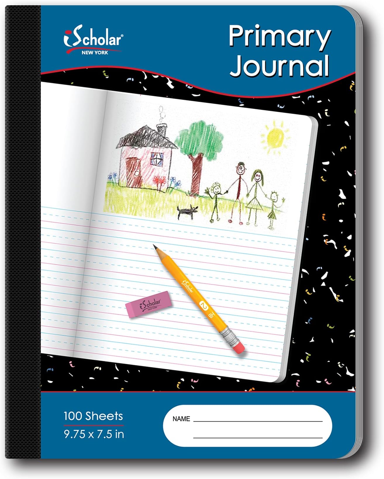Amazon.com : iScholar Primary Composition Book, Journal, Unruled Top ...