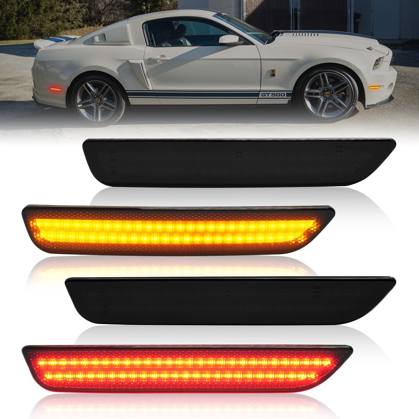 Amazon.com: NEIFILES LED Side Marker Lights Compatible with Ford ...