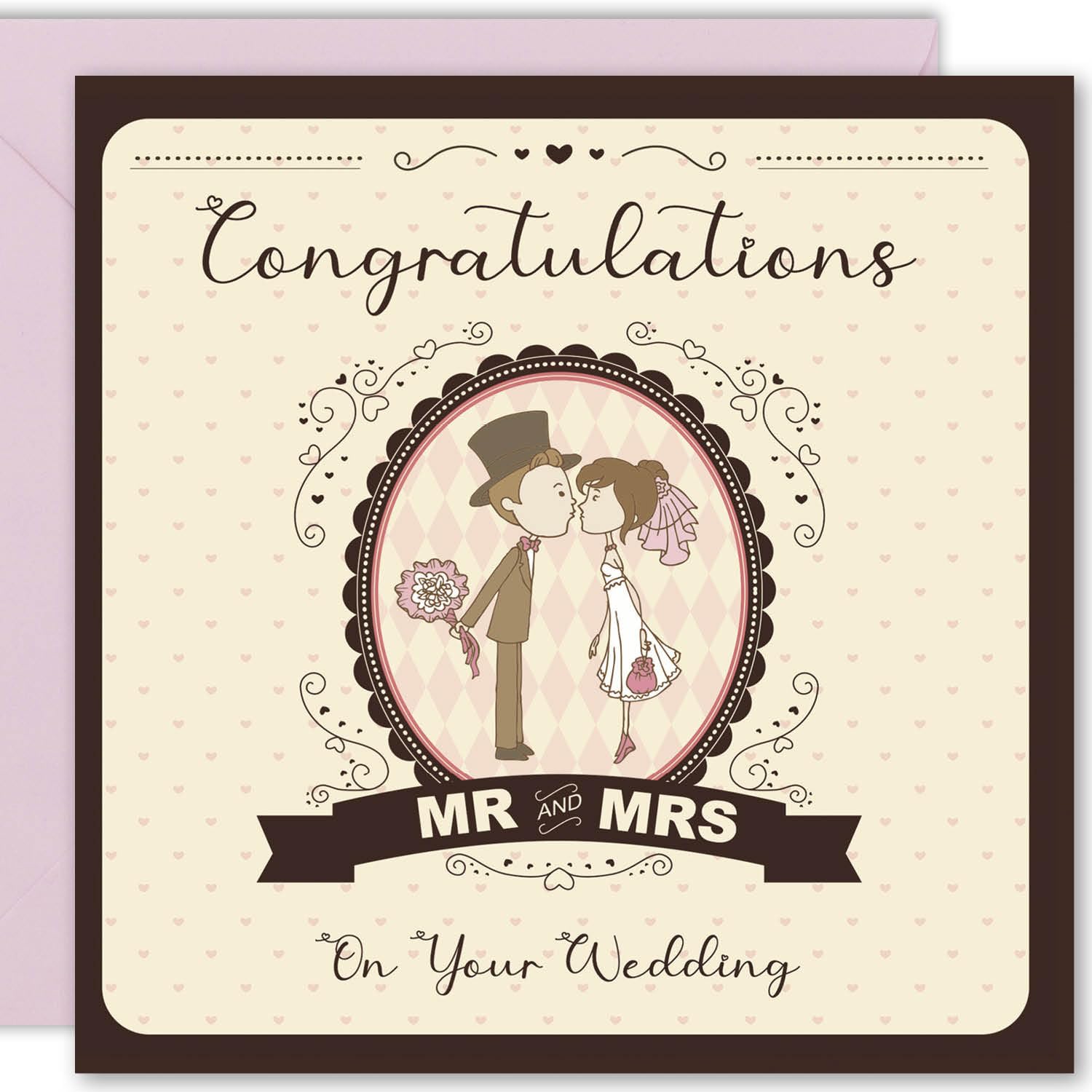 Cult Kitty Mr And Mrs Marriage Engagement Wedding Card Men | Desertcart Japan