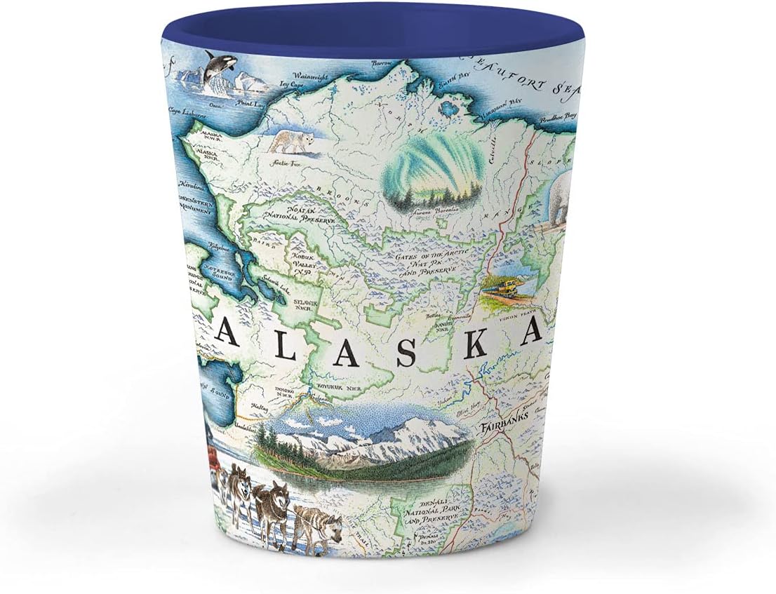 Amazon.com | Alaska State Dipper Souvenir Shot Glass Electroplated ...