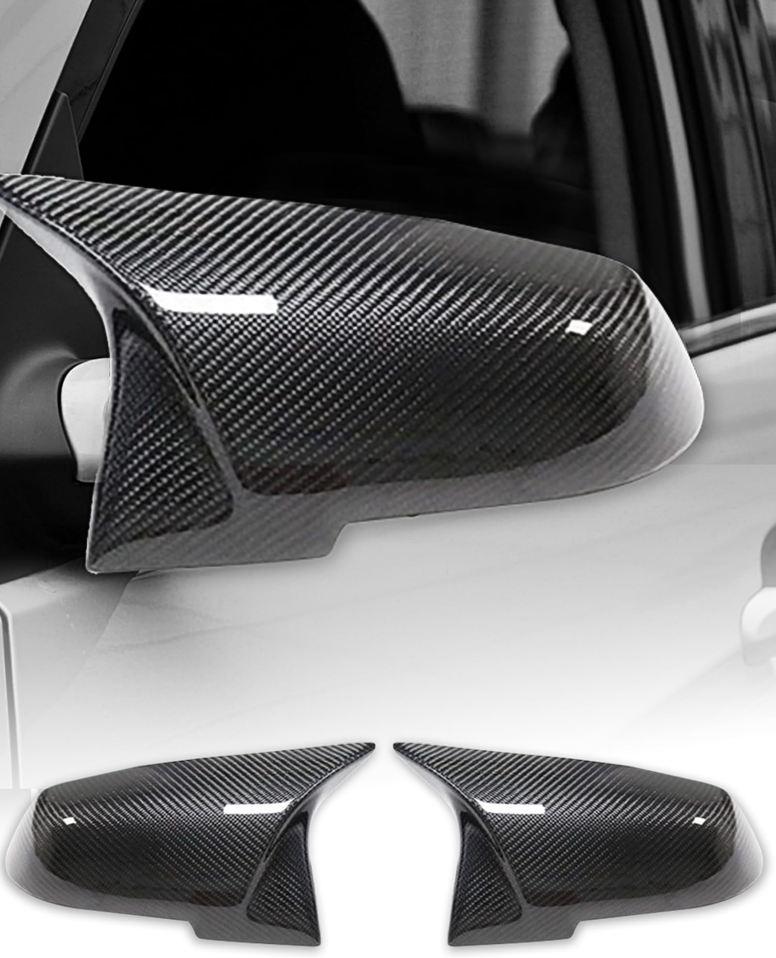 Amazon.com: Real Carbon Fiber Side Mirror Cover Caps, Carbon Fiber ...
